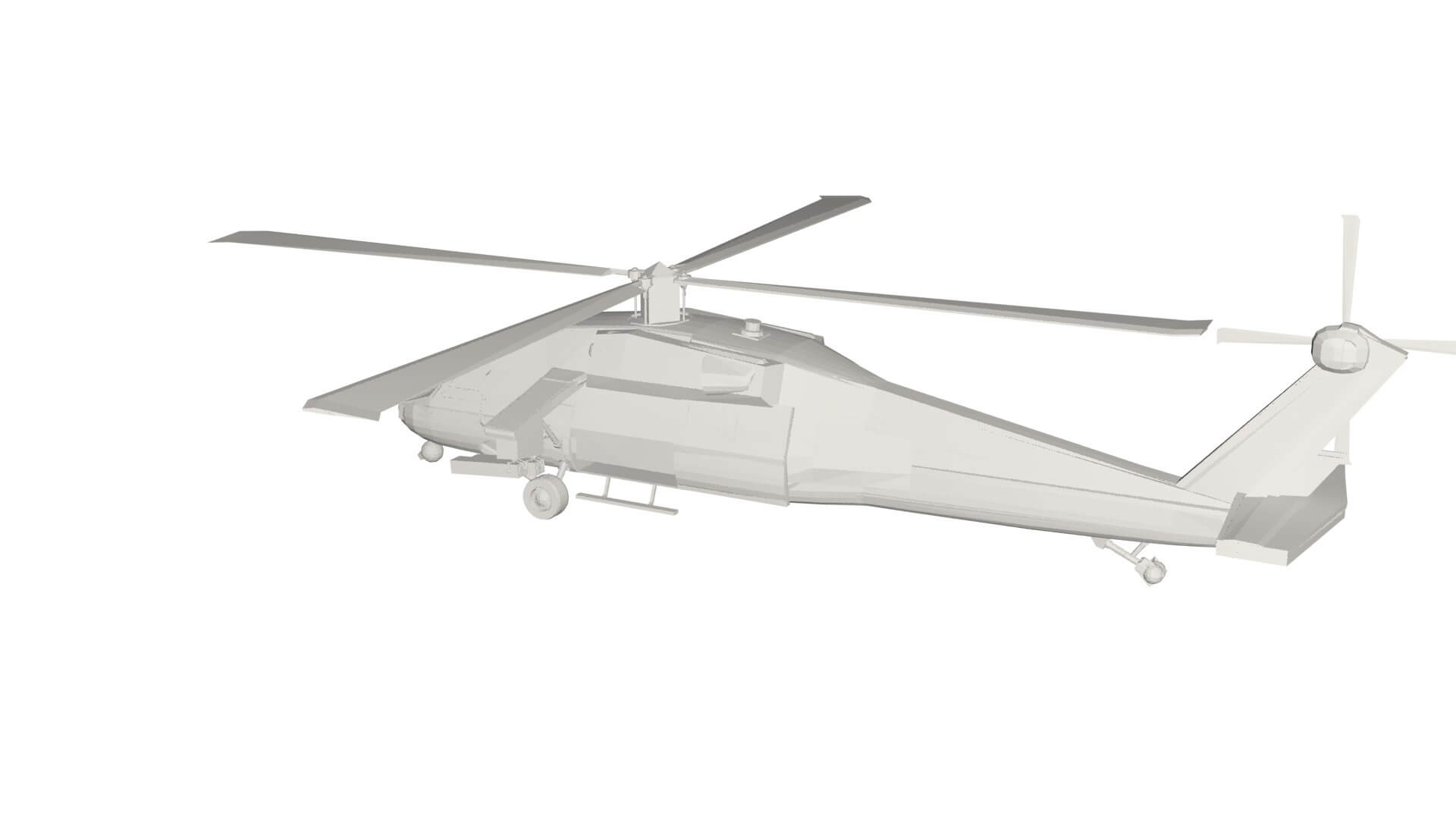 Military Helicopter Concept - 3D Model by vlad25