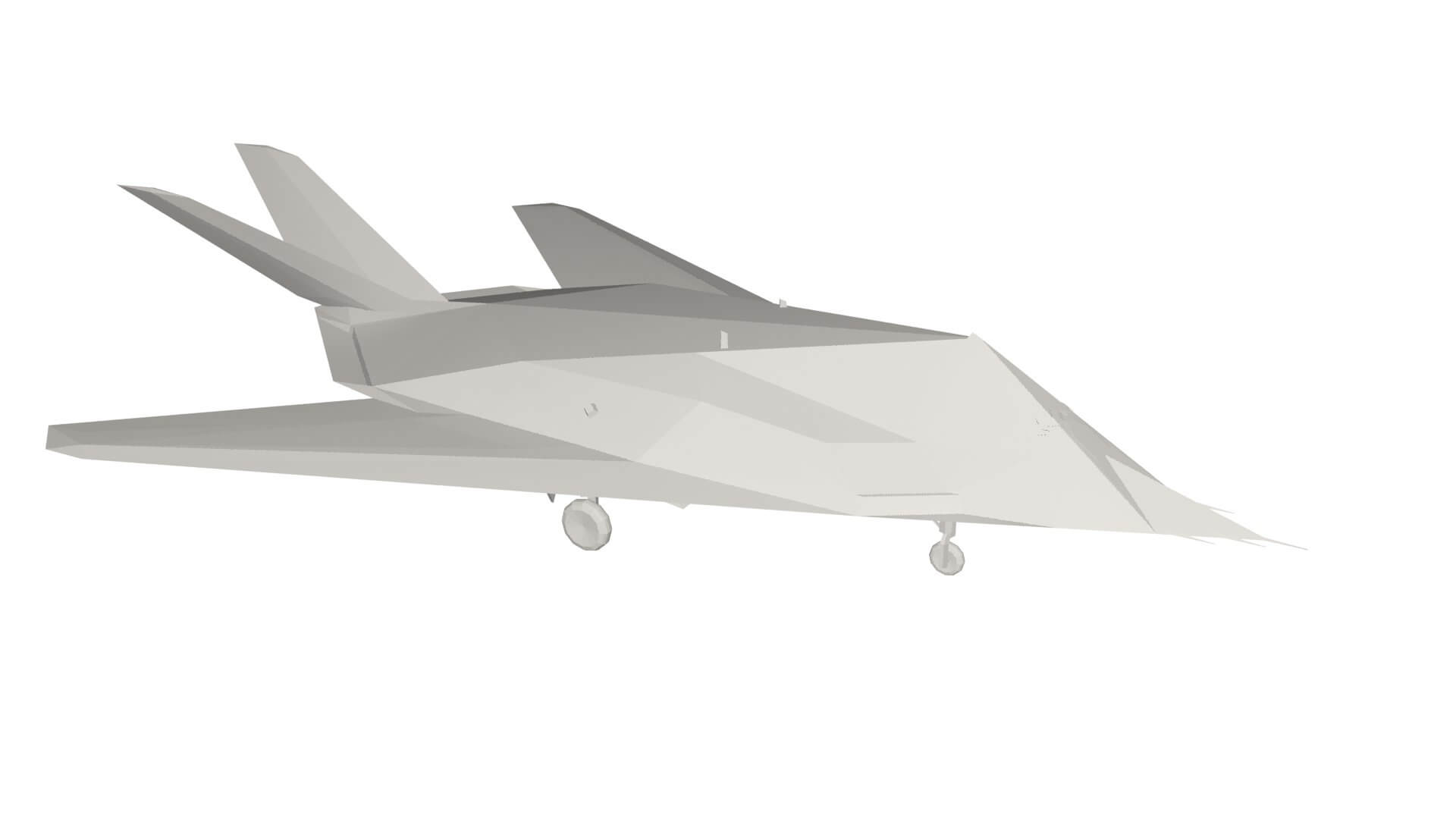 Military Plane Concept - 3D Model by vlad25