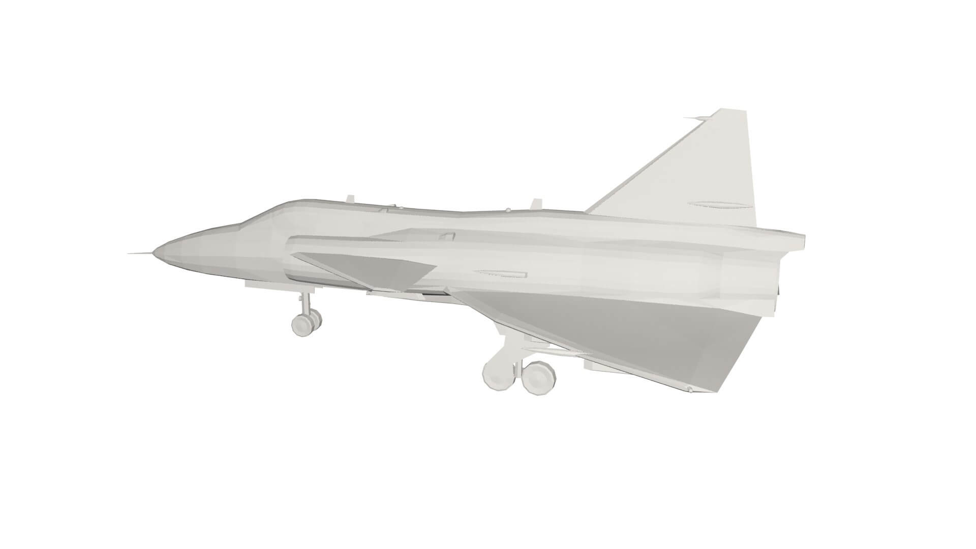 Military Plane Concept - 3D Model by vlad25