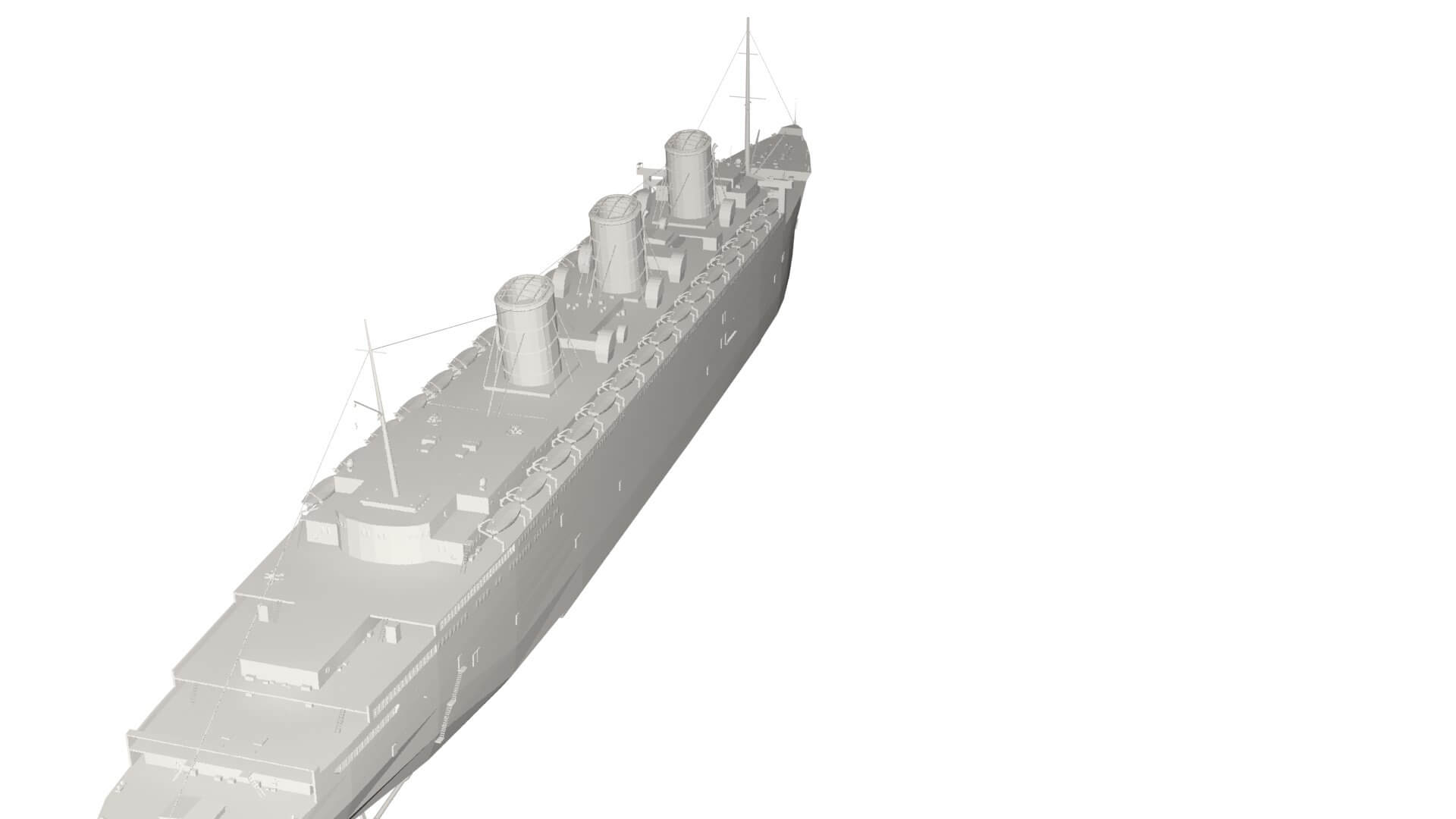 Military Ship - 3D Model by vlad25