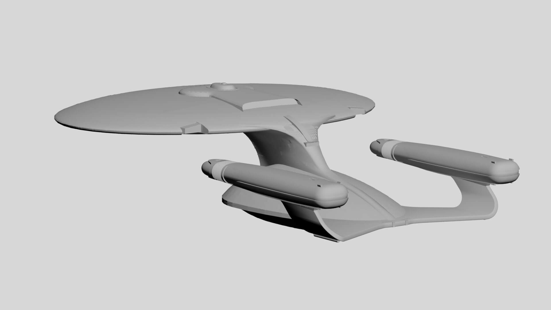 USS Enterprise Star Trek - 3D Model by vlad25
