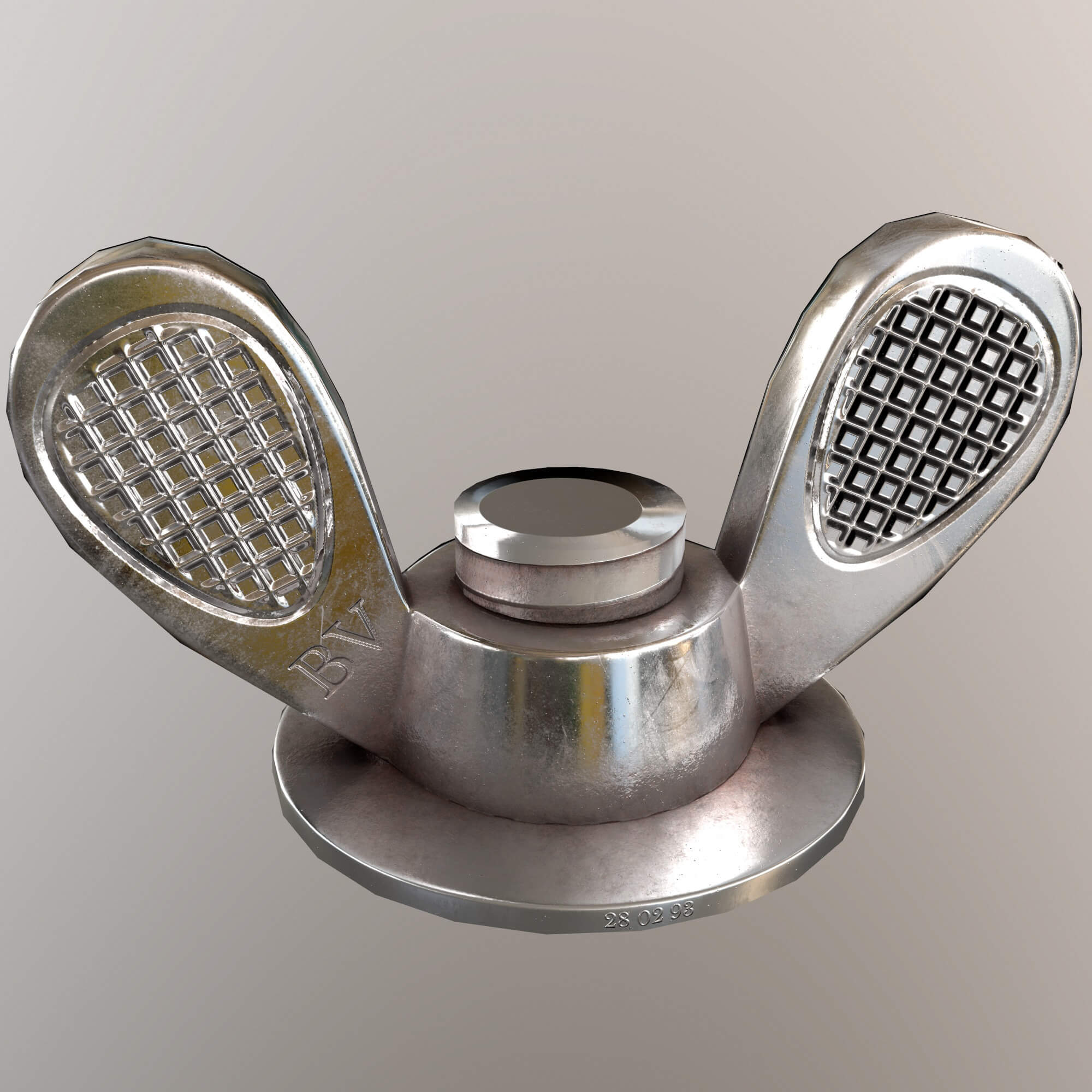 Wing Nut Low - 3D Model by Vladimir-Bedenok