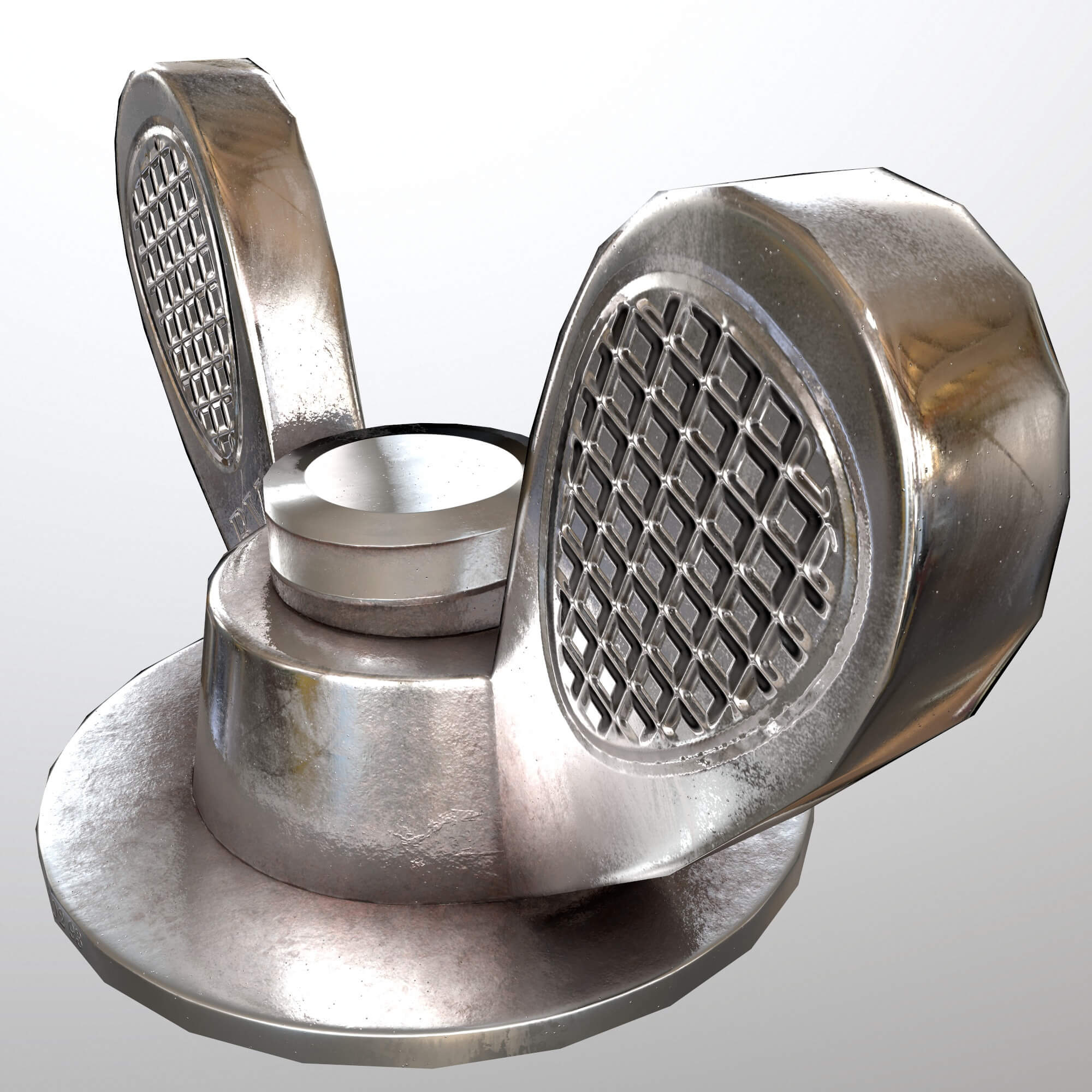 Wing Nut Low - 3D Model by Vladimir-Bedenok