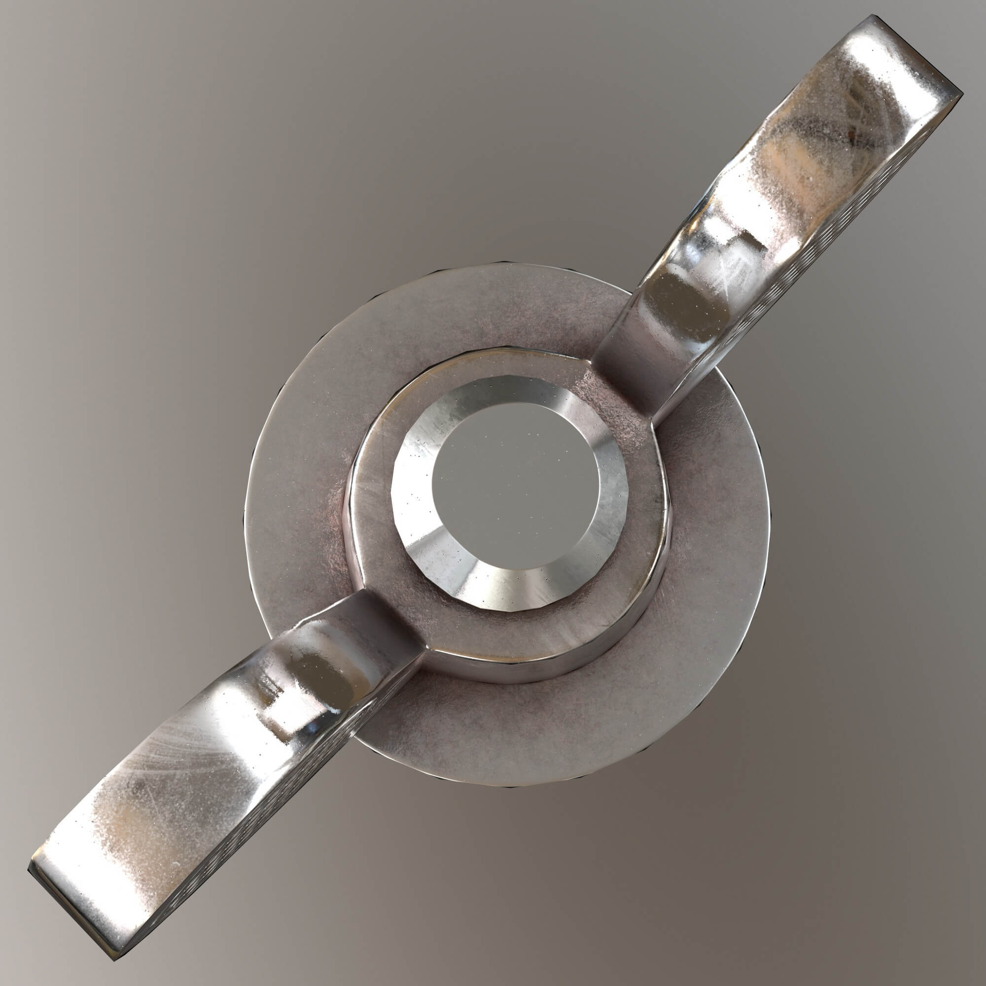 Wing Nut Low - 3D Model by Vladimir-Bedenok