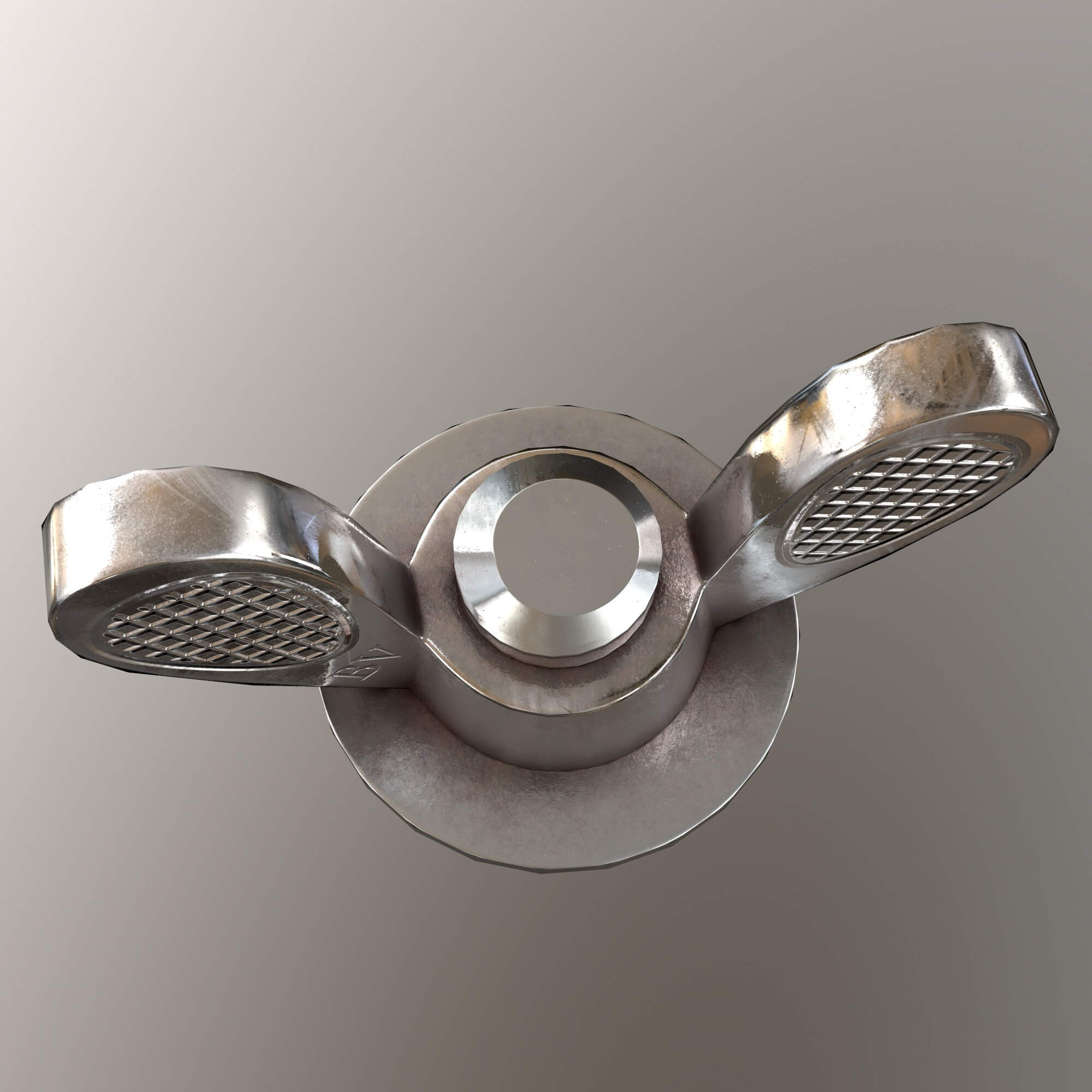 Wing Nut Low - 3D Model by Vladimir-Bedenok