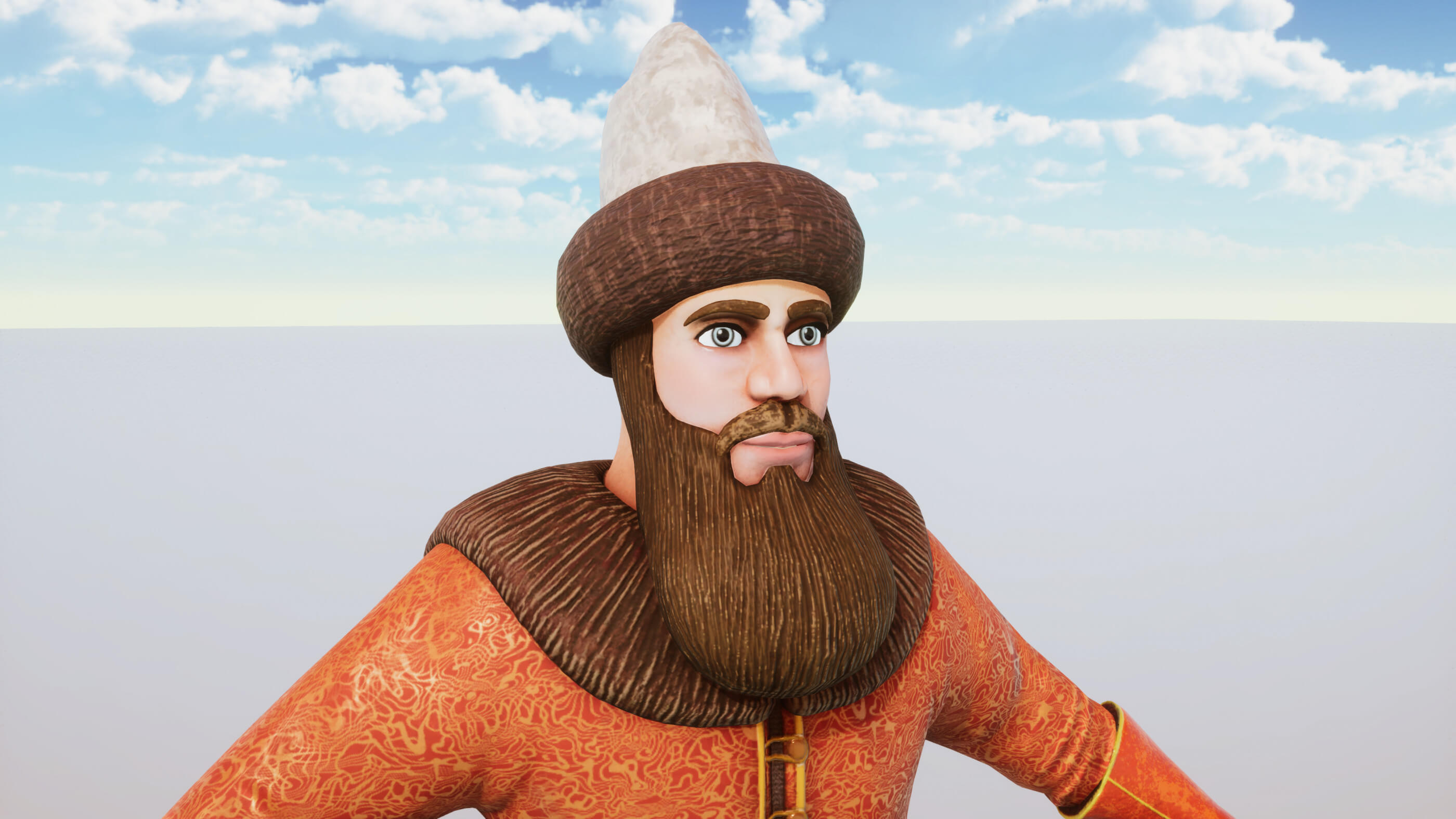 Stylized Character Medieval Man Rigged With Shape Keys - 3D Model by ...