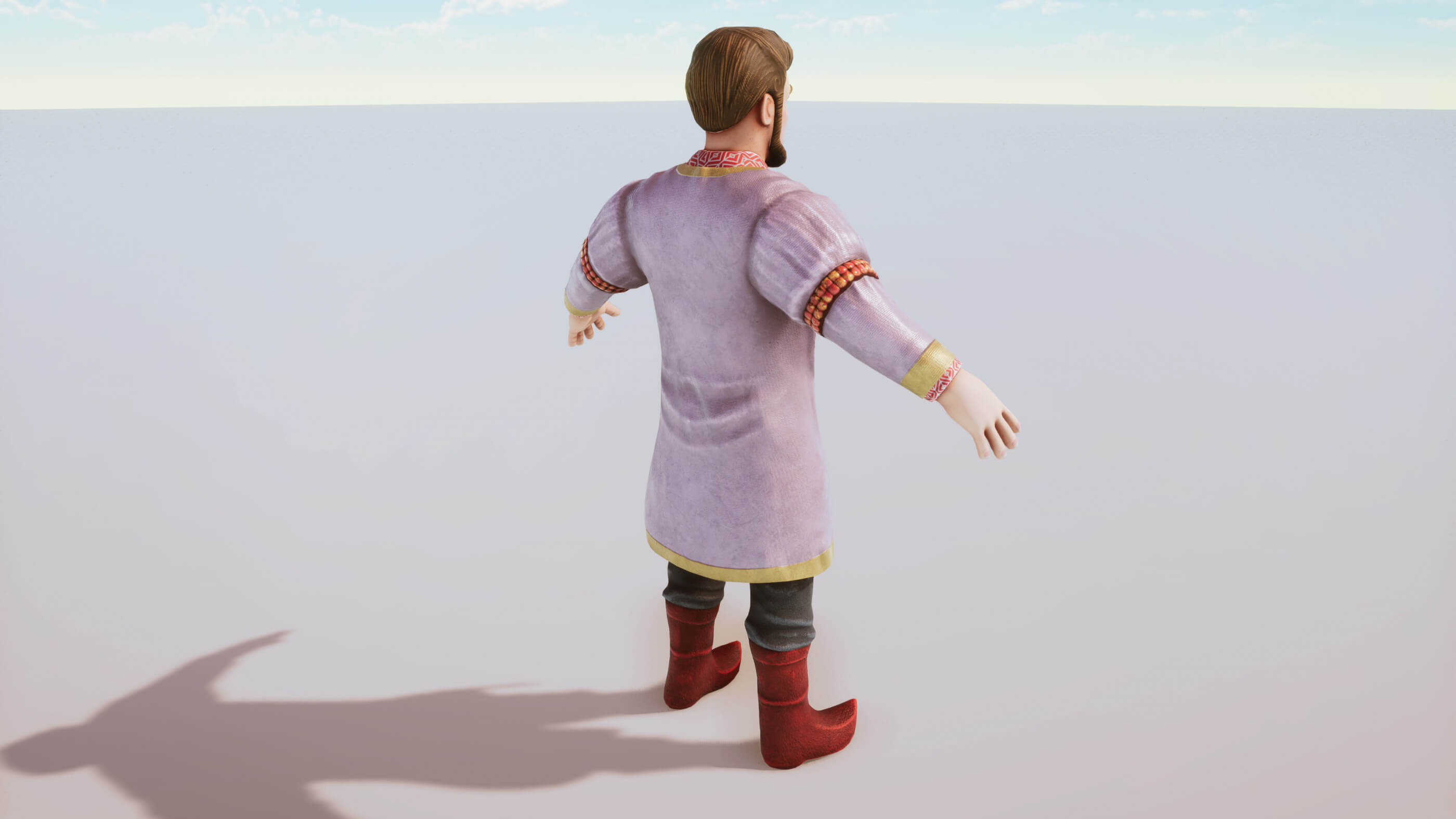 Stylized Character Medieval Rich Man Rigged With Shape Keys - 3D Model ...