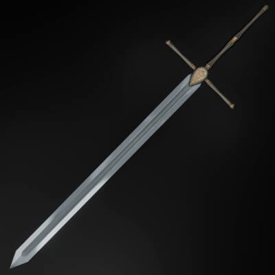 Sword Metal 06 - 3D Model by VladyslavVlad