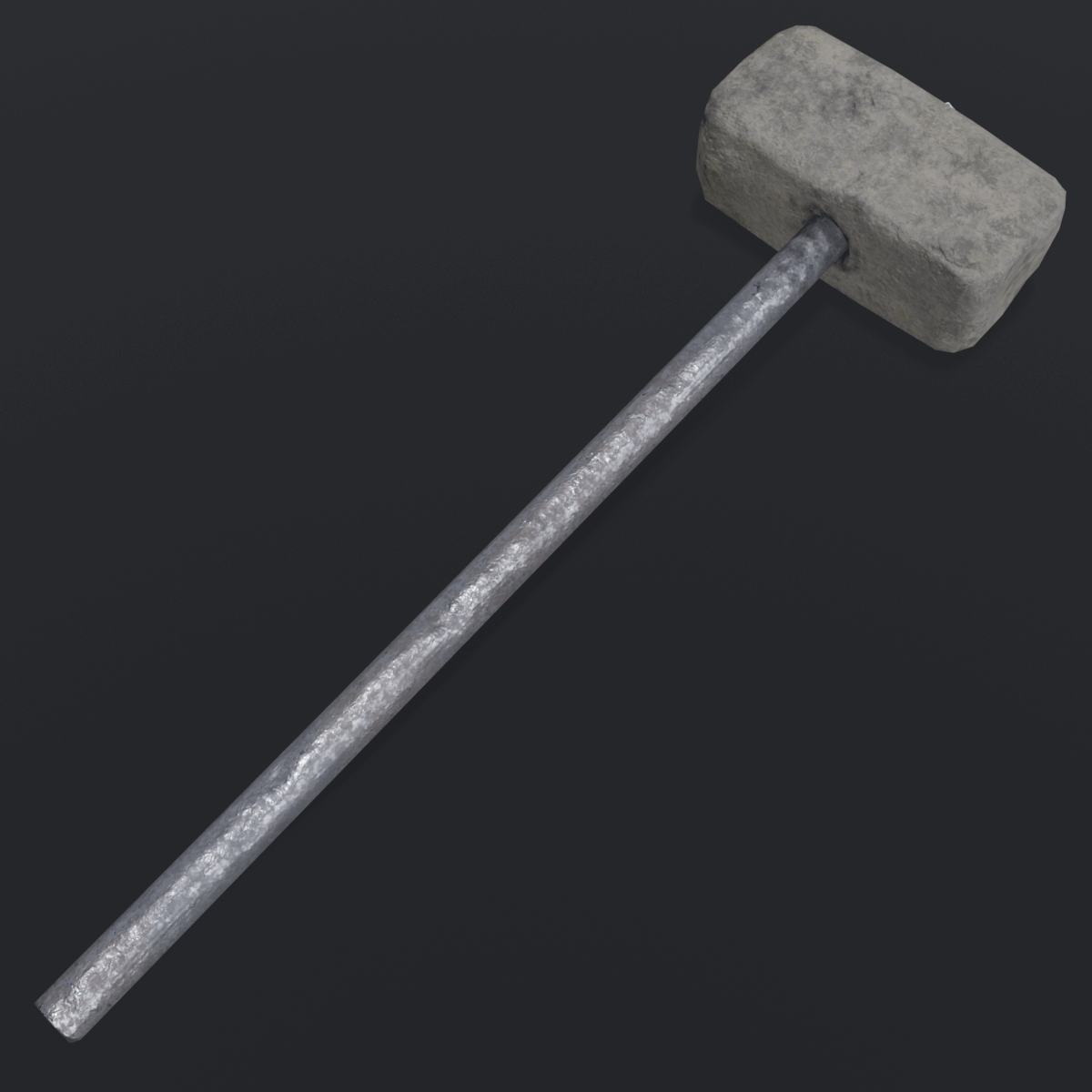 Hammer Metal 3 3D Render, Digital Art by VladyslavVlad