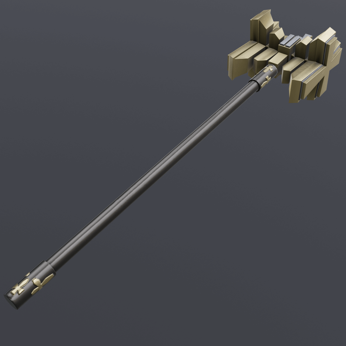 Hammer Metal 7 3D Render, Digital Art by VladyslavVlad