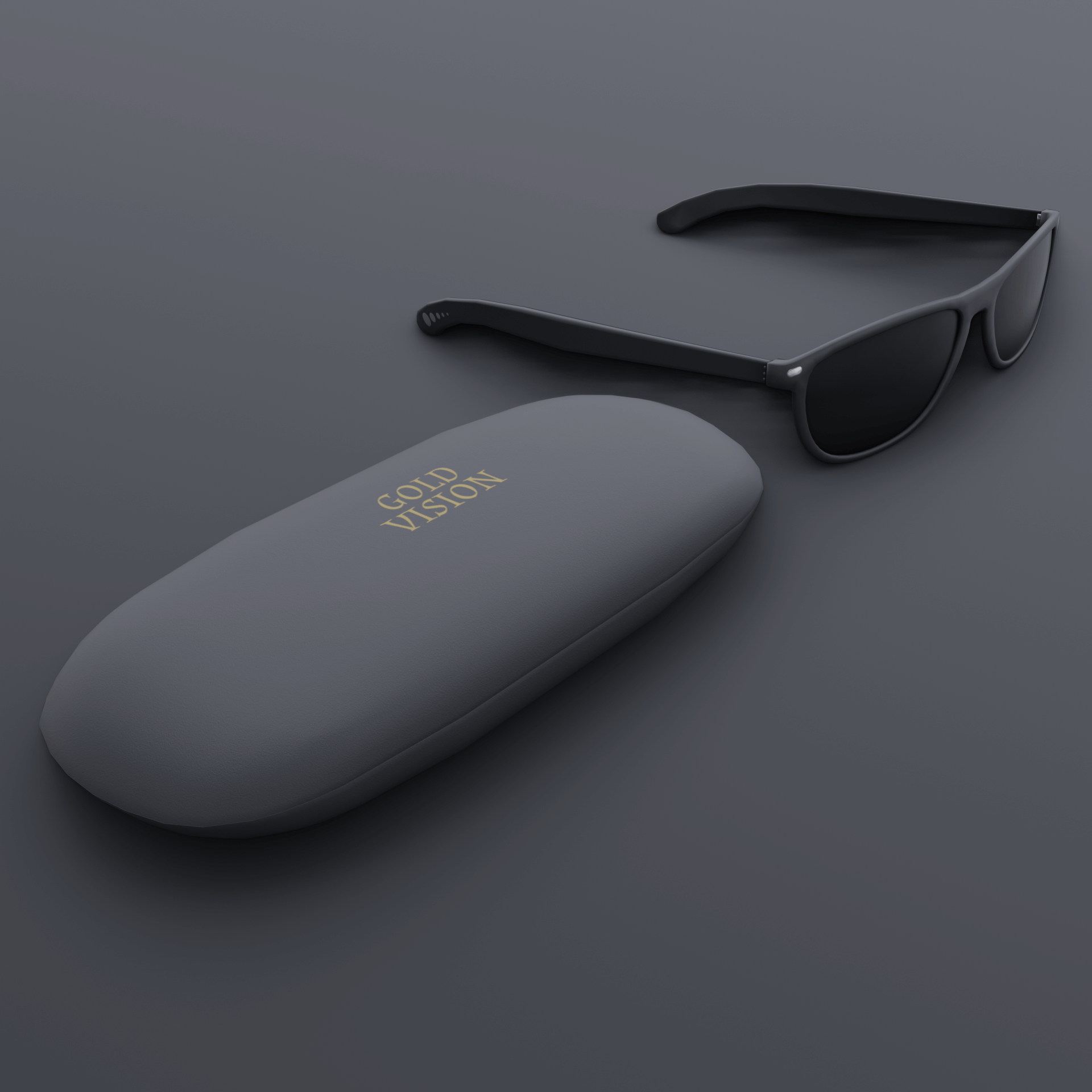 Sunglasses with case 3D Render, Digital Art by VladyslavVlad