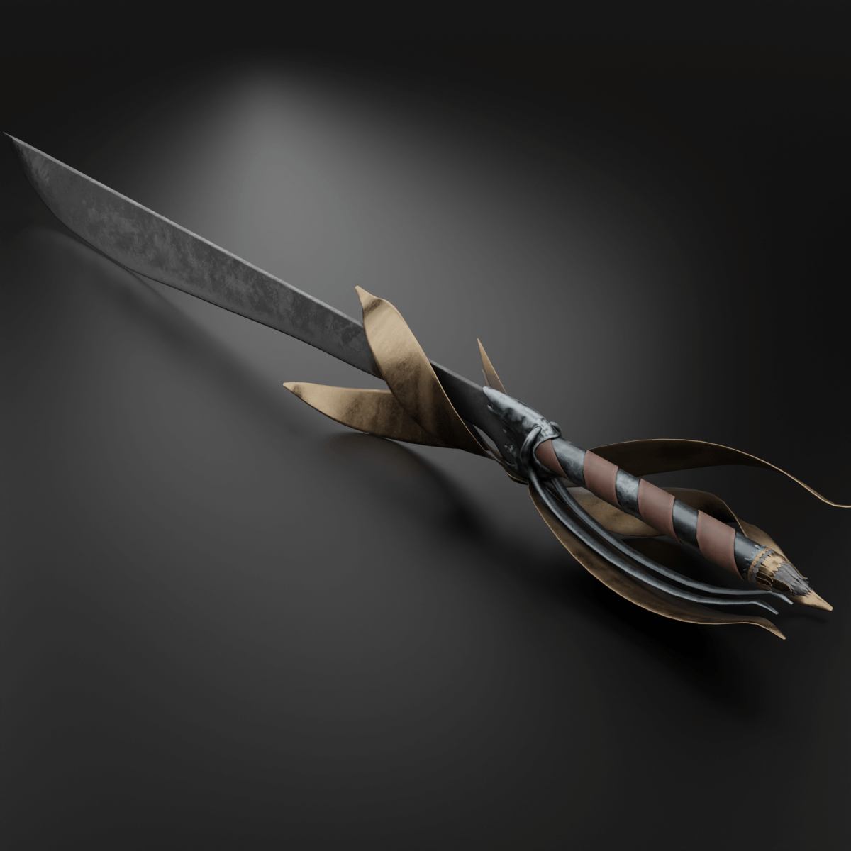 Sword Metal 3D Render, Digital Art by VladyslavVlad