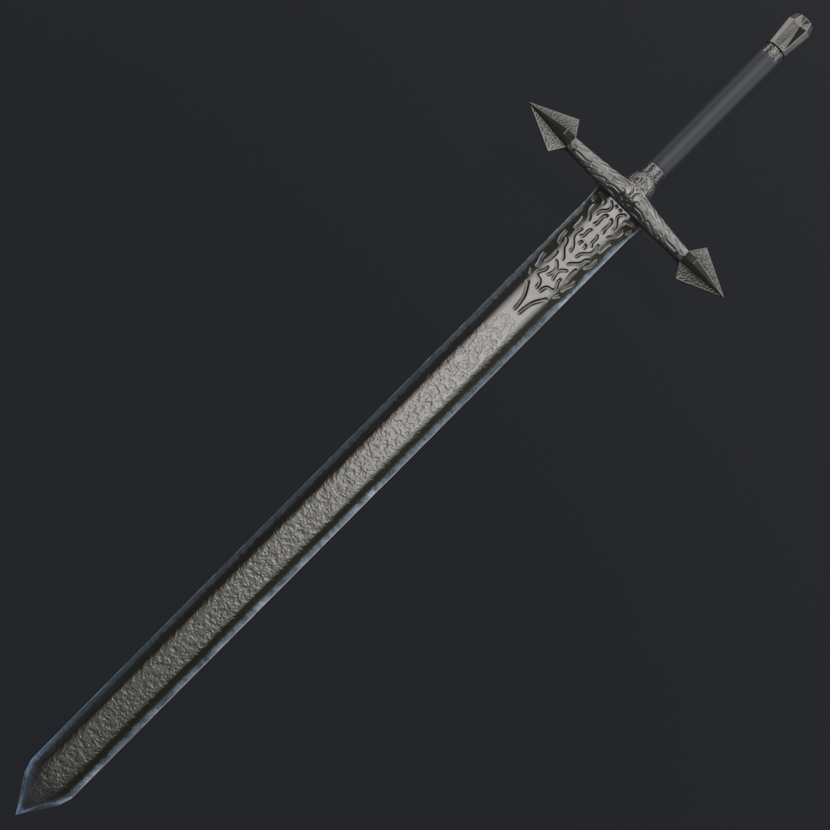 Sword Metal 11 3D Render | RenderHub Gallery