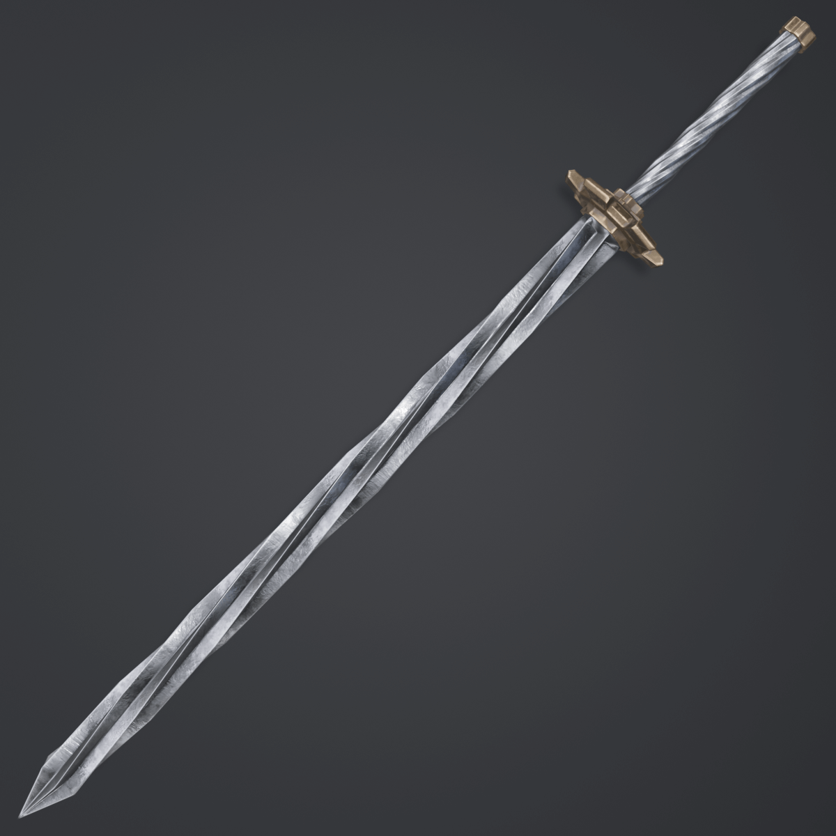 Sword Metal 15 3D Render, Digital Art by VladyslavVlad