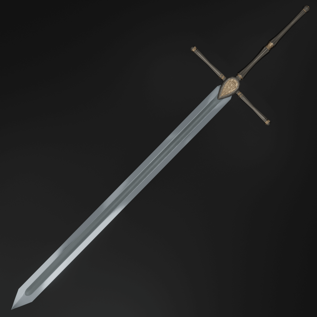 Sword Metal 6 3D Render, Digital Art by VladyslavVlad