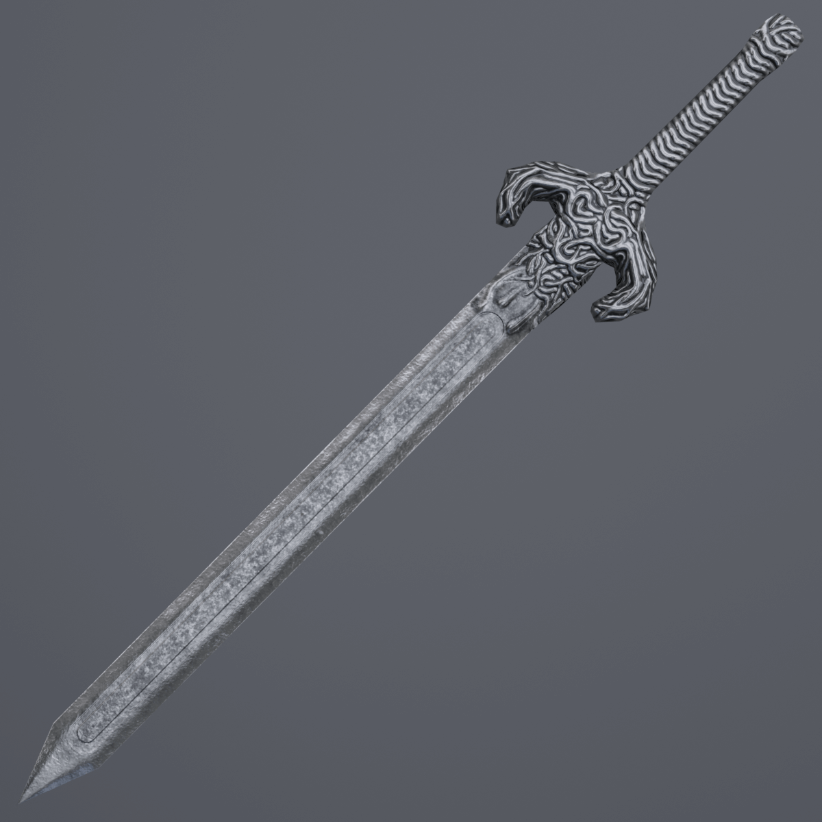 Sword Metal 9 3D Render, Digital Art by VladyslavVlad