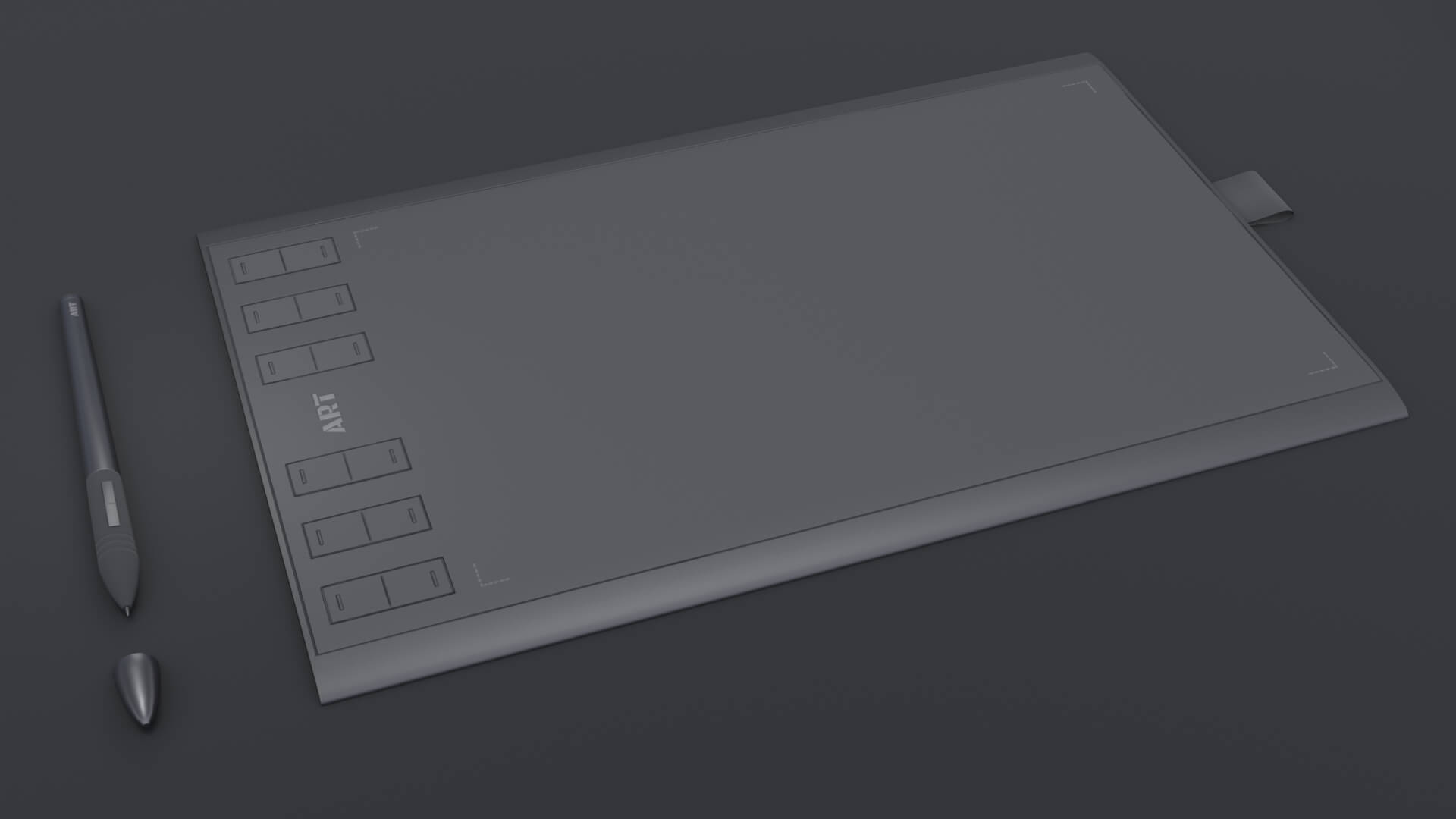 Graphics Tablet - 3D Model by VladyslavVlad