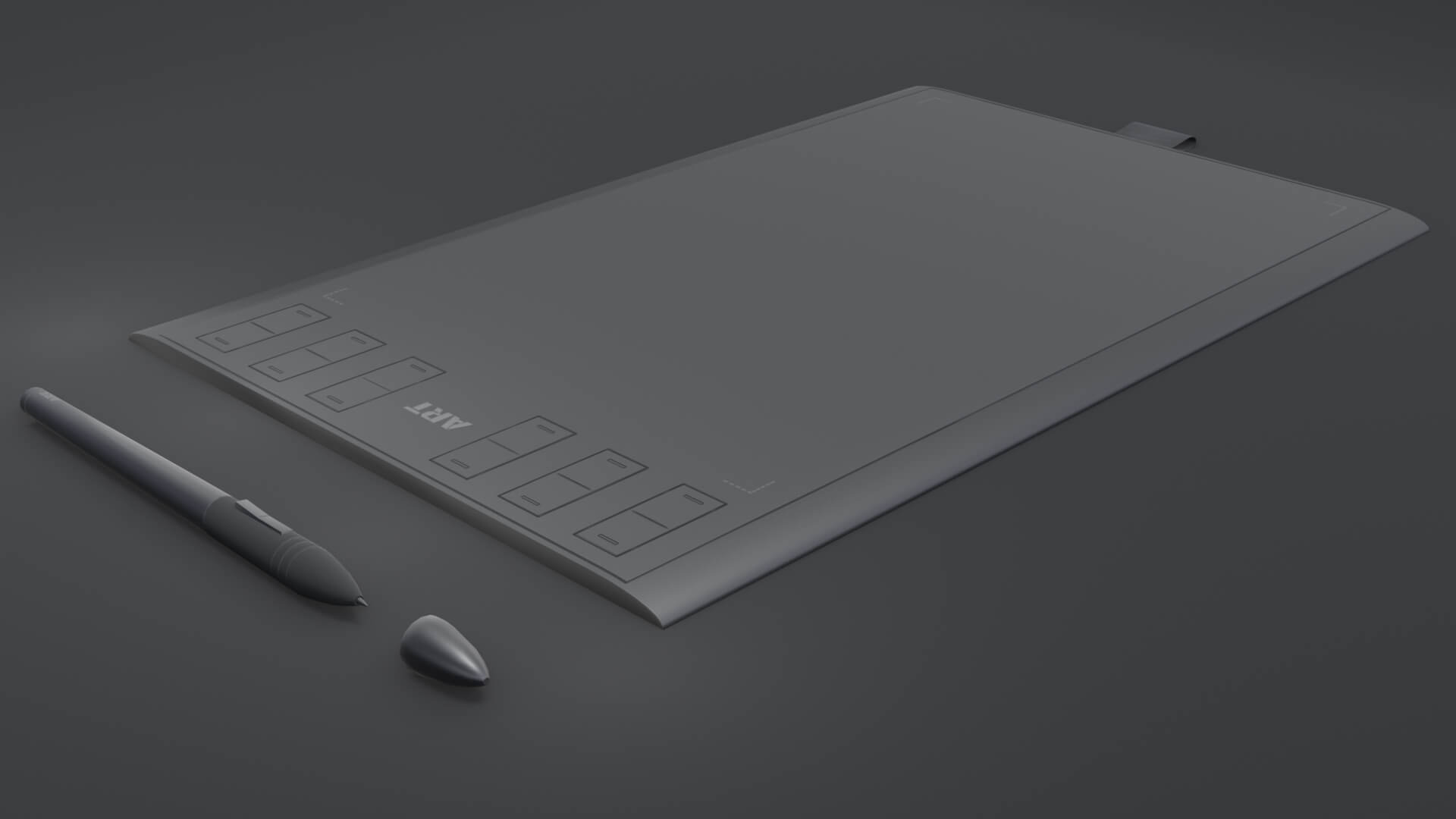 Graphics Tablet - 3D Model by VladyslavVlad