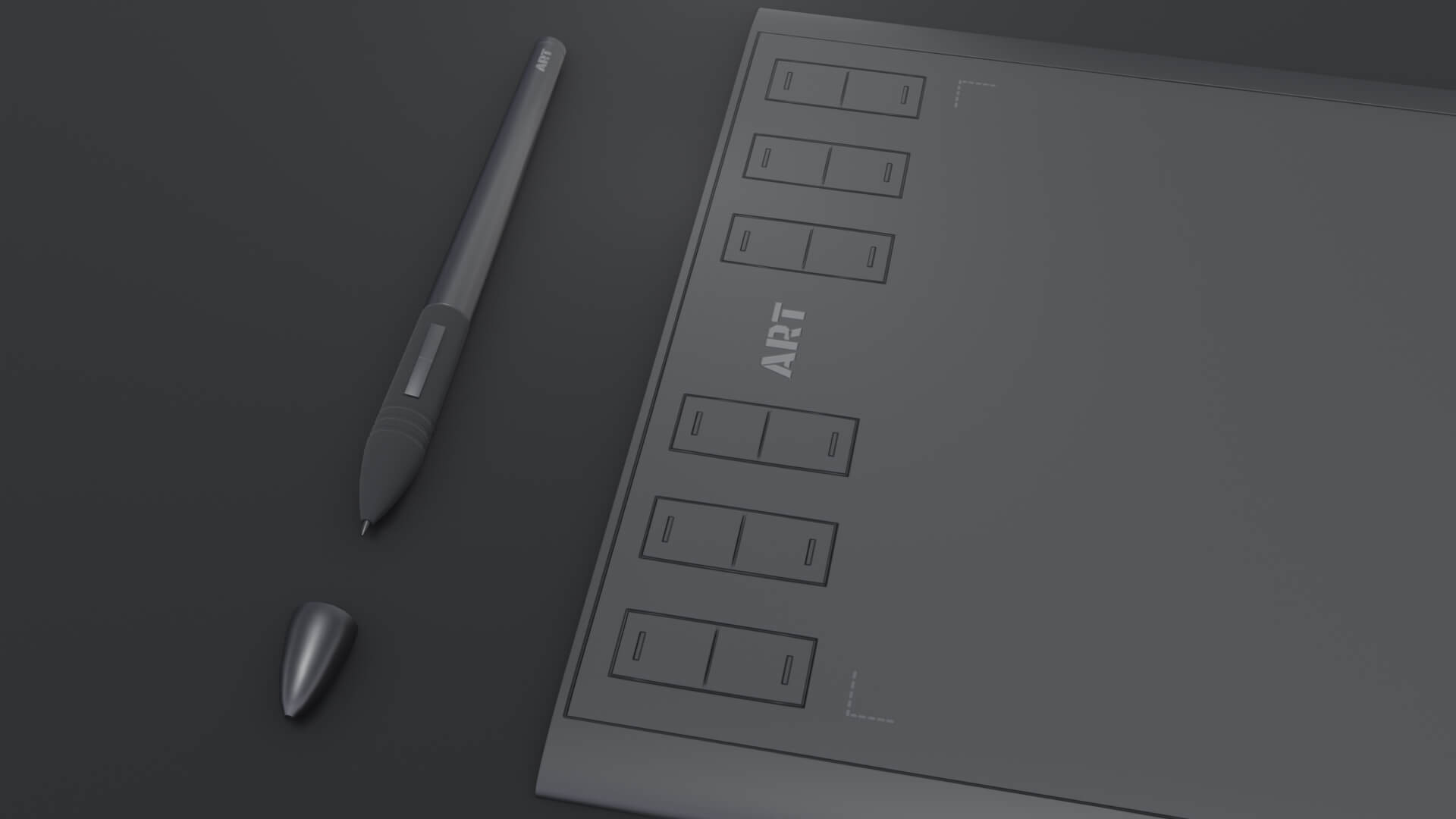 Graphics Tablet - 3D Model by VladyslavVlad