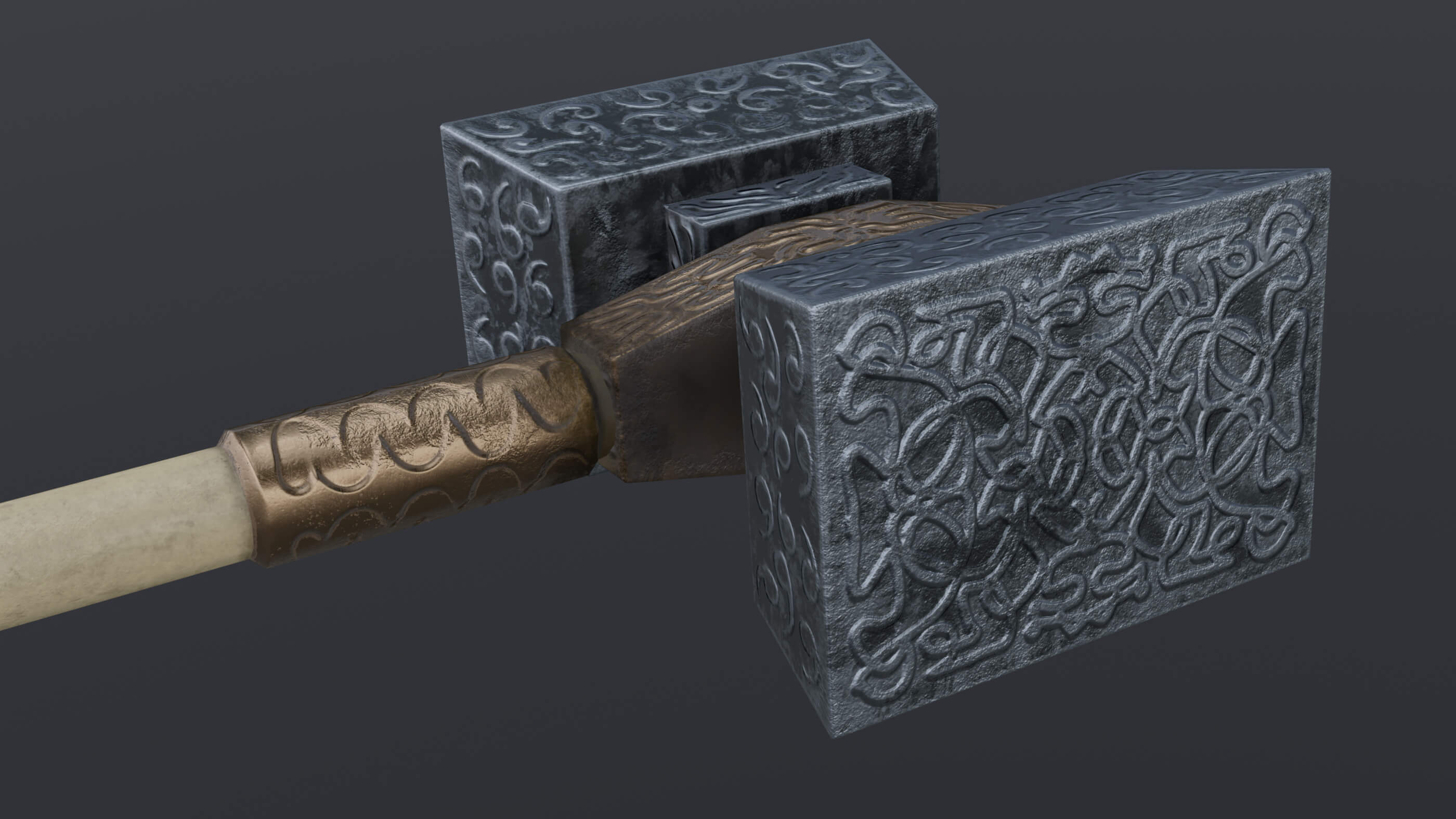 Hammer Metal 01 - 3D Model by VladyslavVlad
