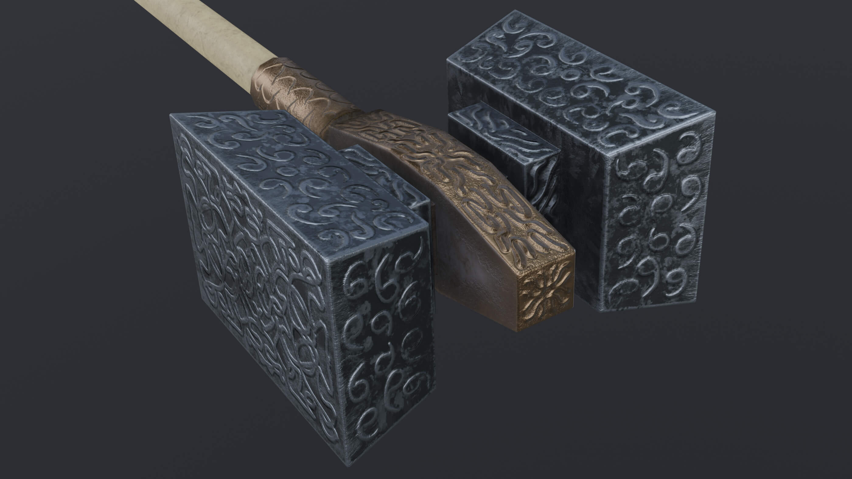 Hammer Metal 01 - 3D Model by VladyslavVlad