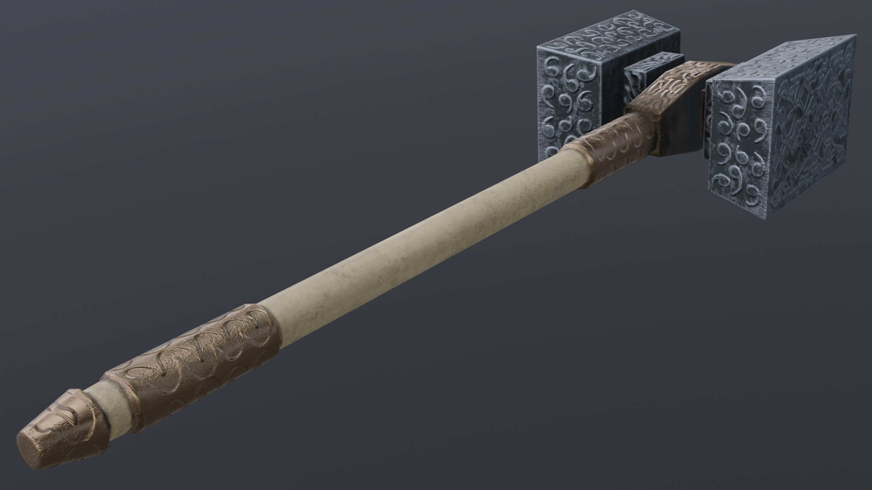 Hammer Metal 01 - 3D Model by VladyslavVlad