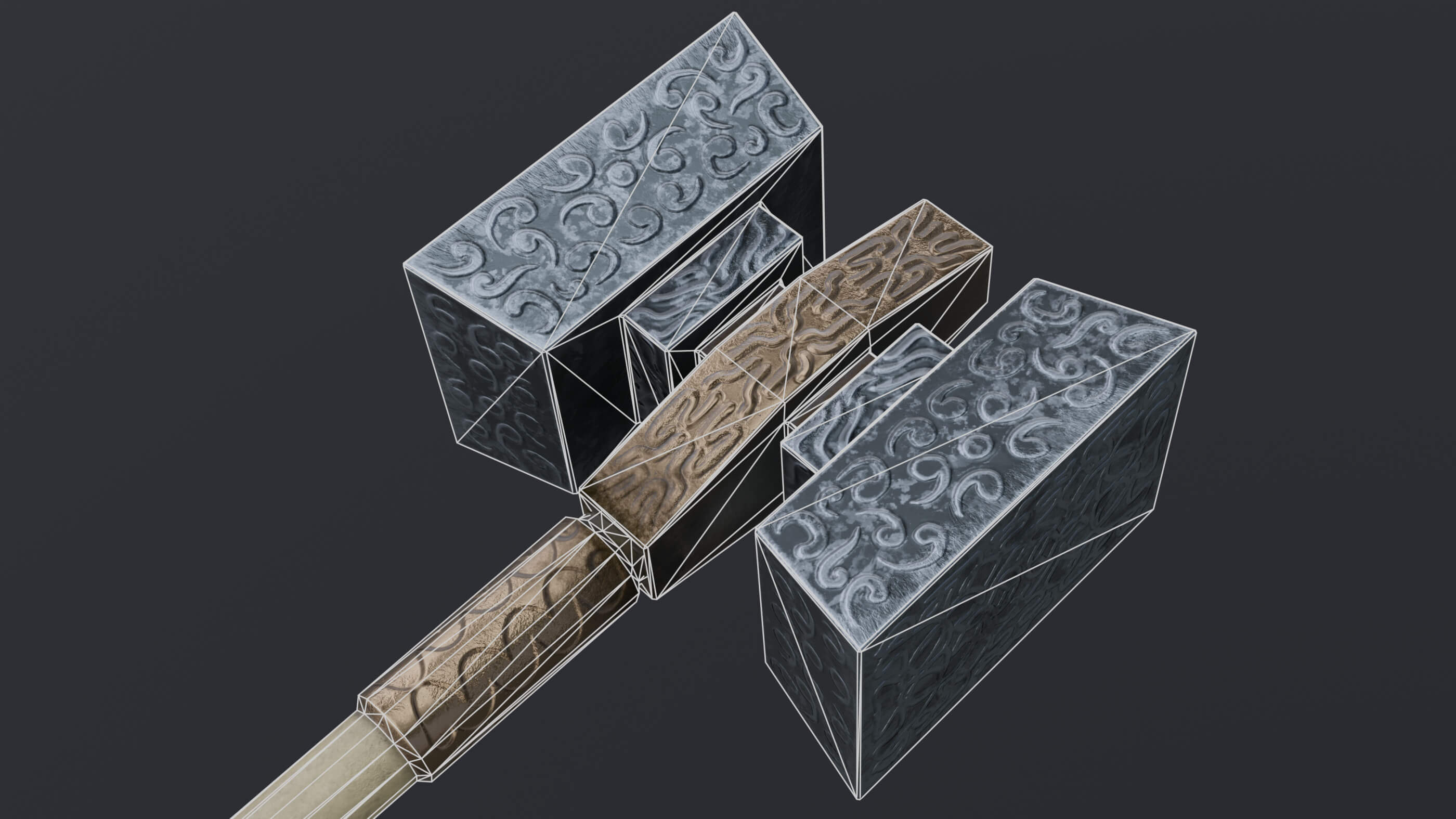 Hammer Metal 01 - 3D Model by VladyslavVlad