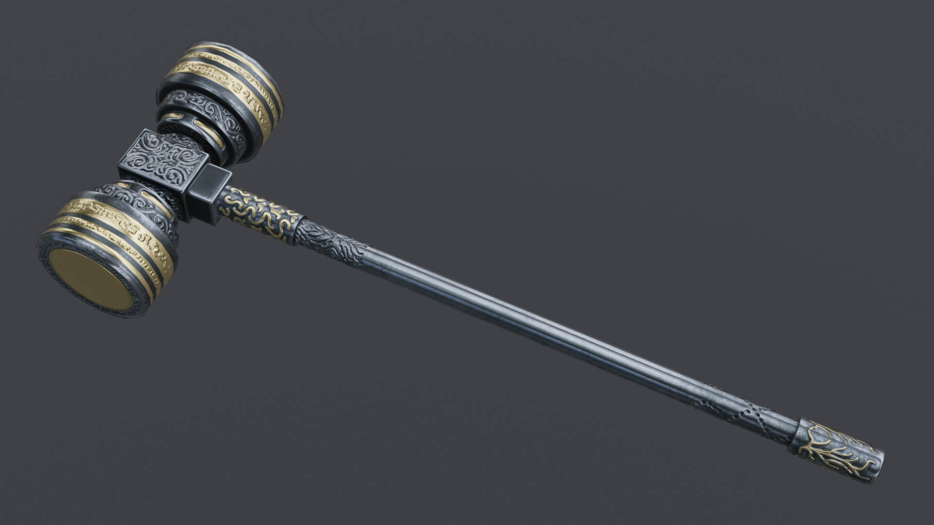 Hammer Metal 04 - 3D Model by VladyslavVlad