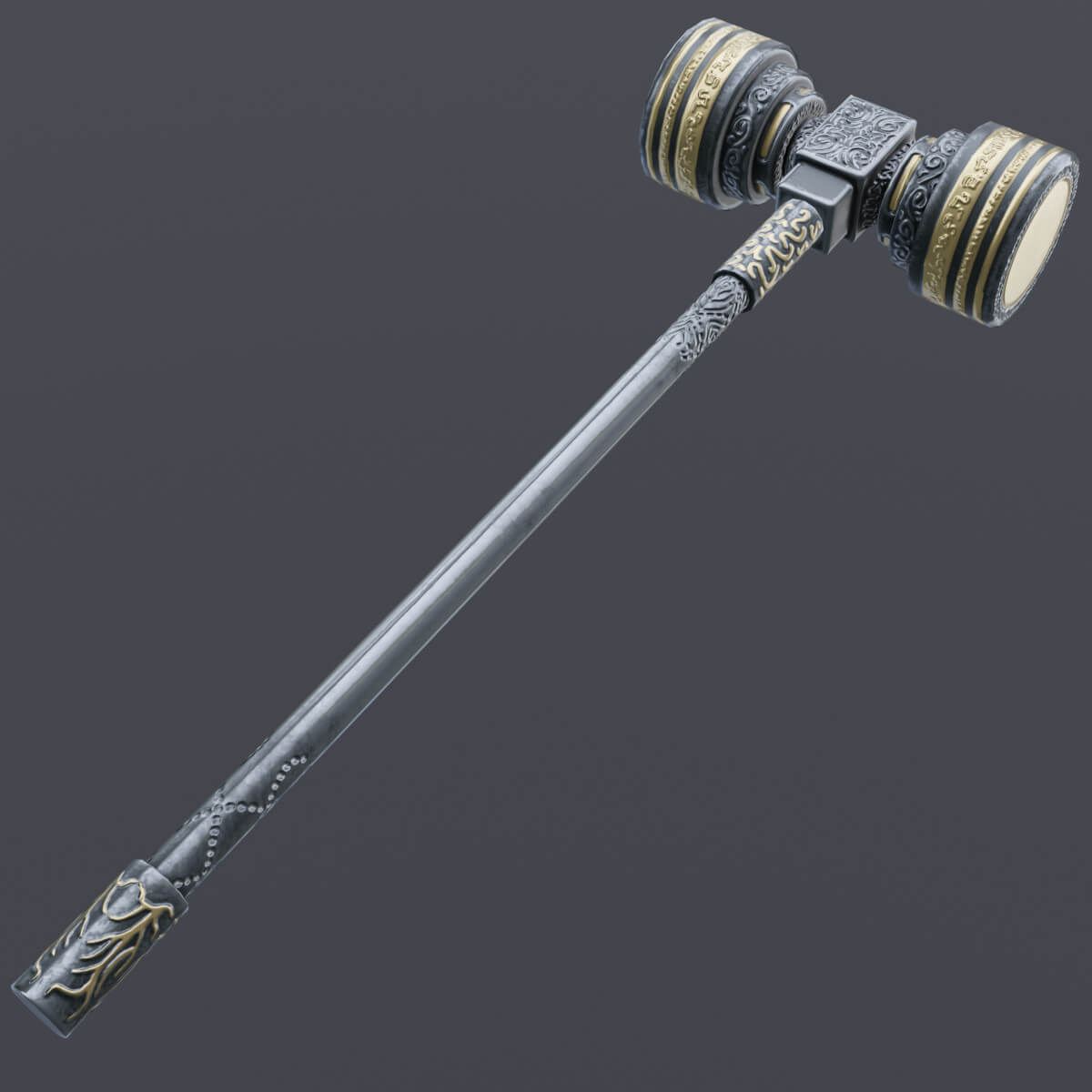 Hammer Metal 04 - 3D Model by VladyslavVlad