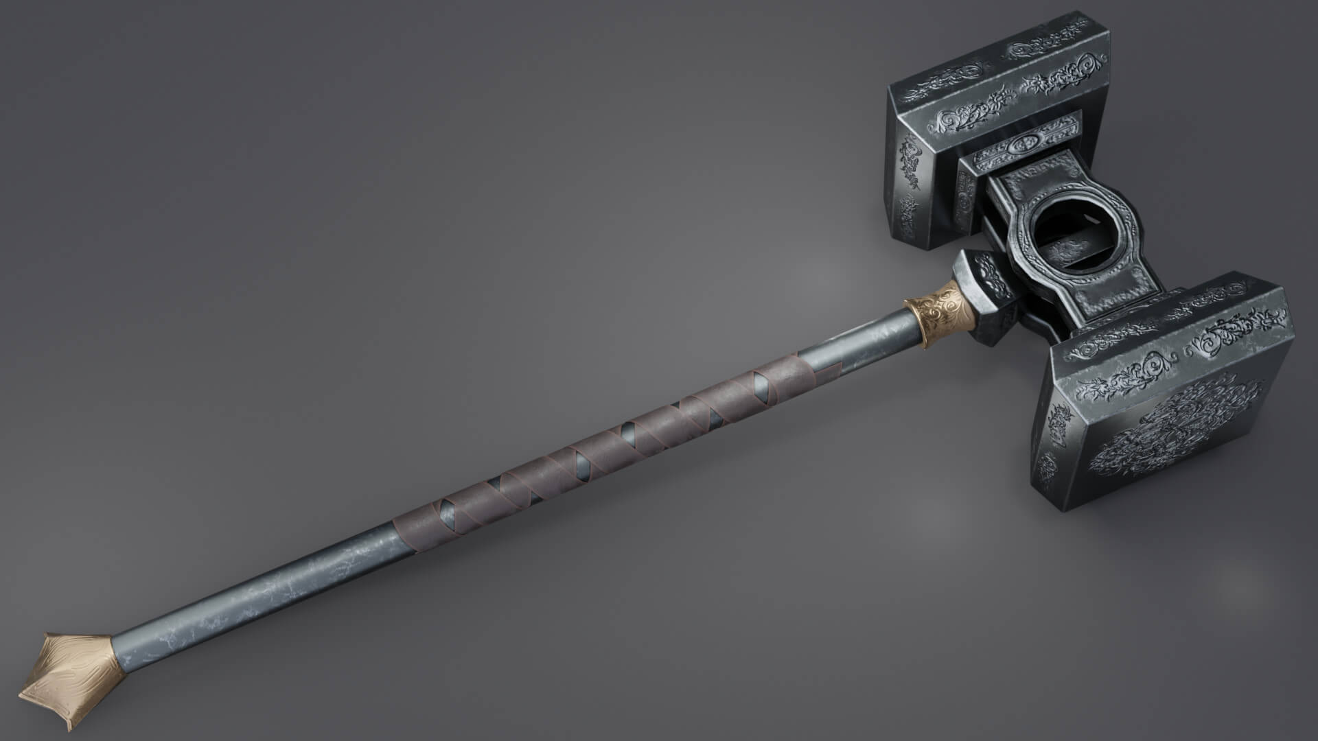 Hammer Metal 08 - 3D Model by VladyslavVlad