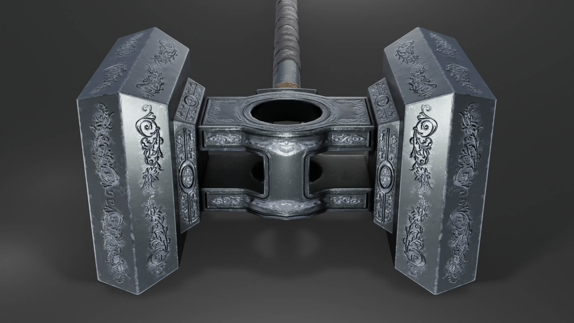 Hammer Metal 08 - 3D Model by VladyslavVlad