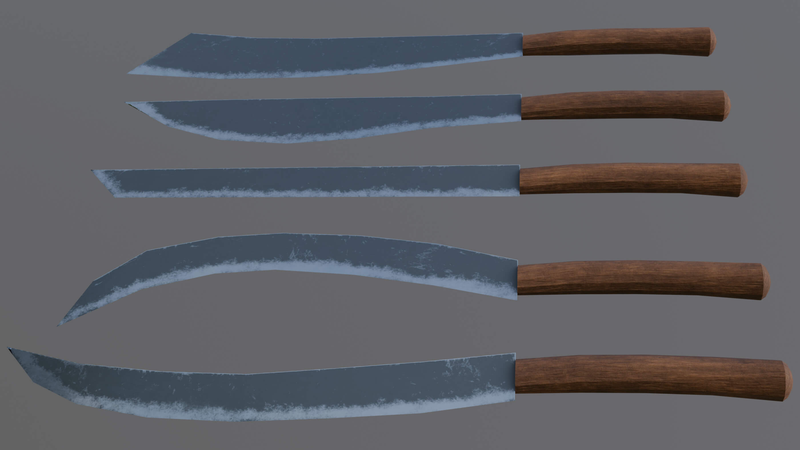 Knives Metal - Free 3D Model by VladyslavVlad