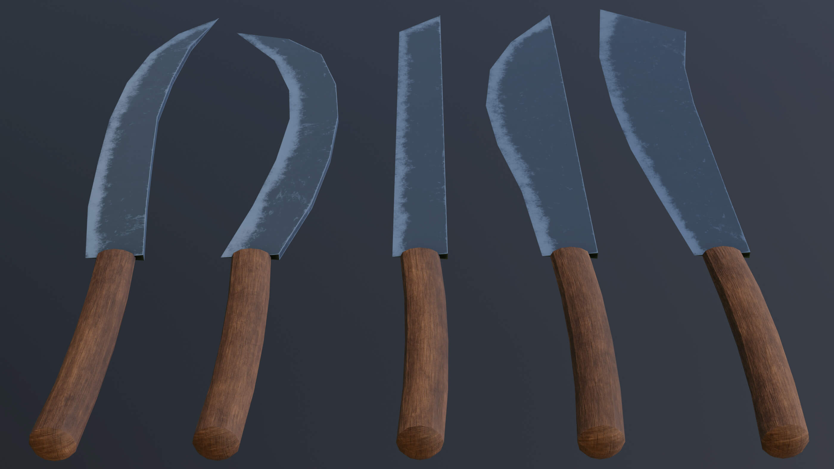 Knives Metal - Free 3D Model by VladyslavVlad