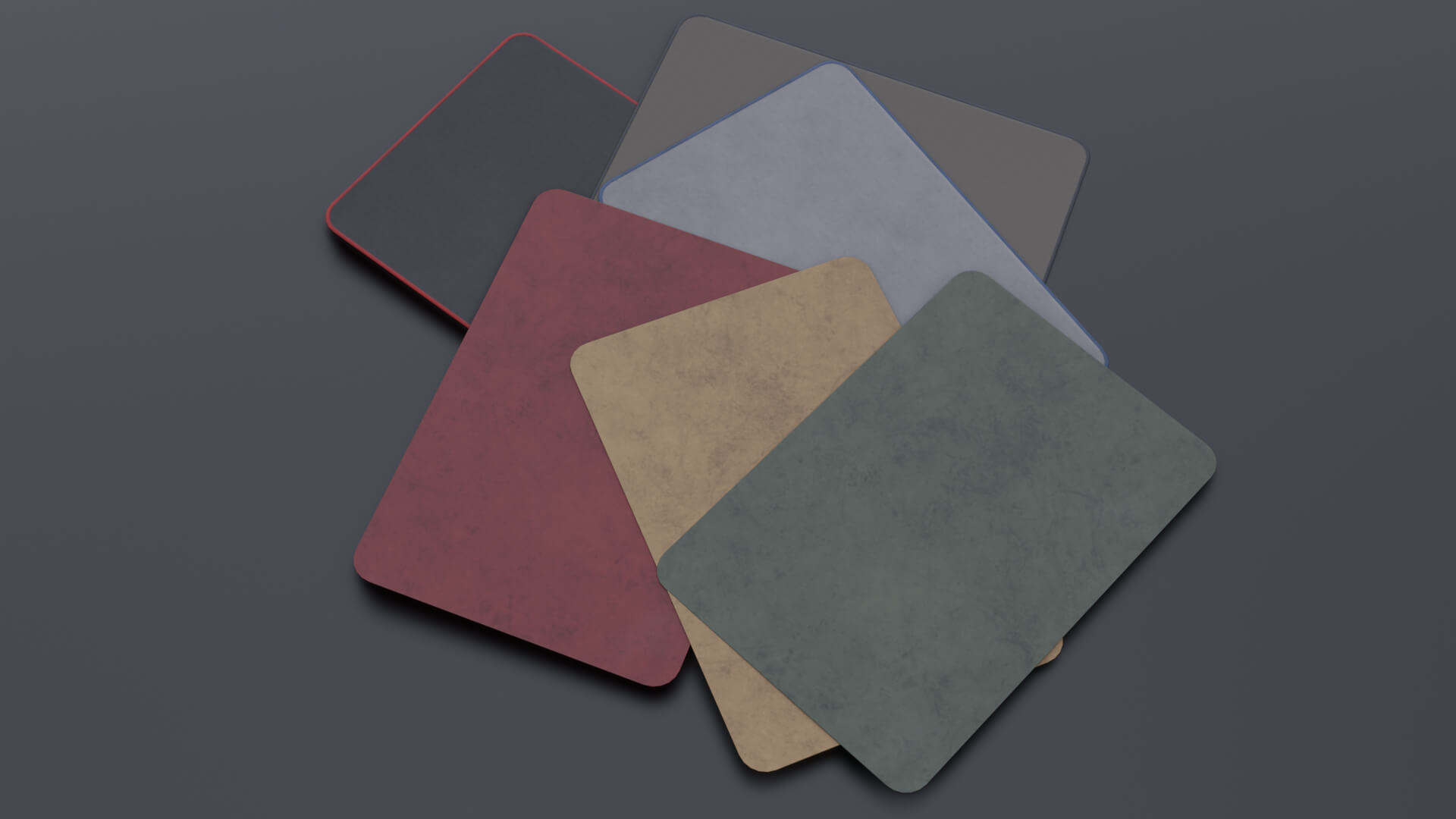 Color Mouse Pads - 3D Model by VladyslavVlad