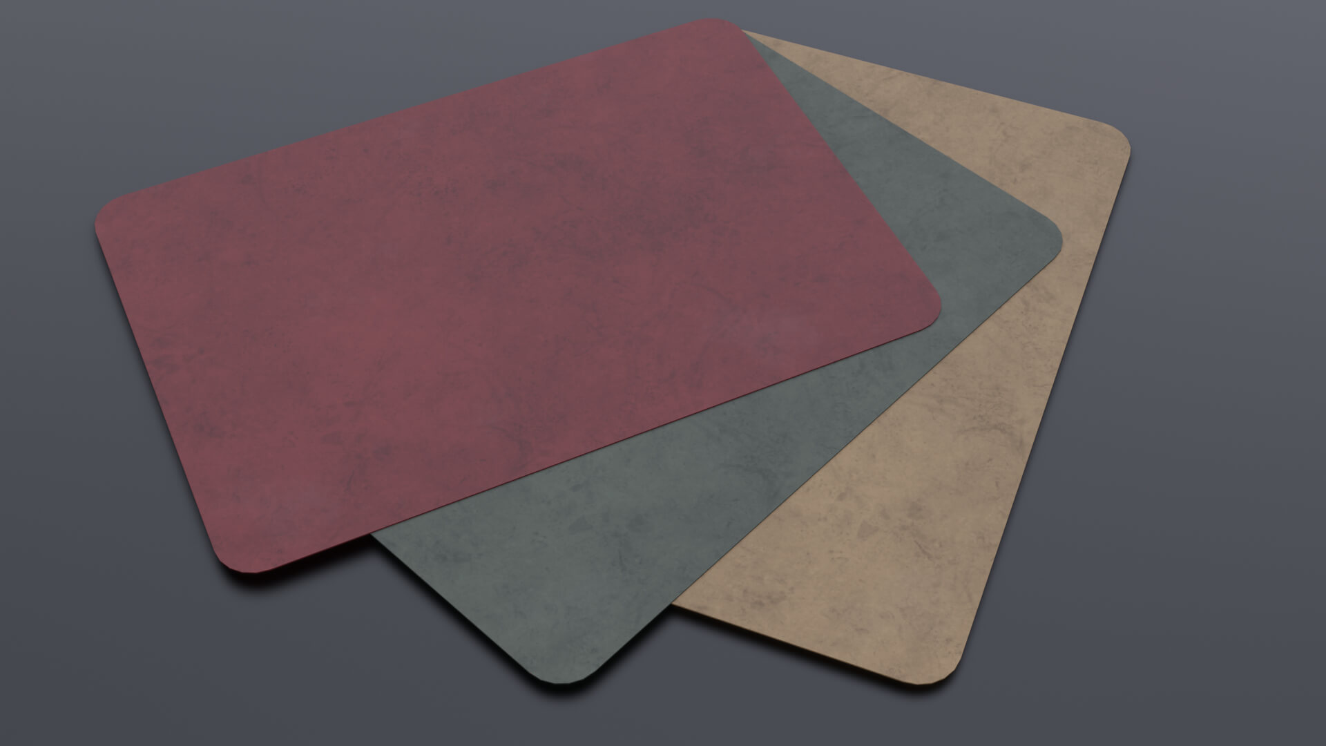 Color Mouse Pads - 3D Model by VladyslavVlad