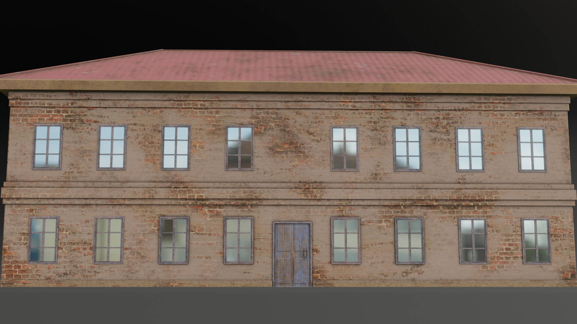 Old Administrative Building - 3D Model by VladyslavVlad