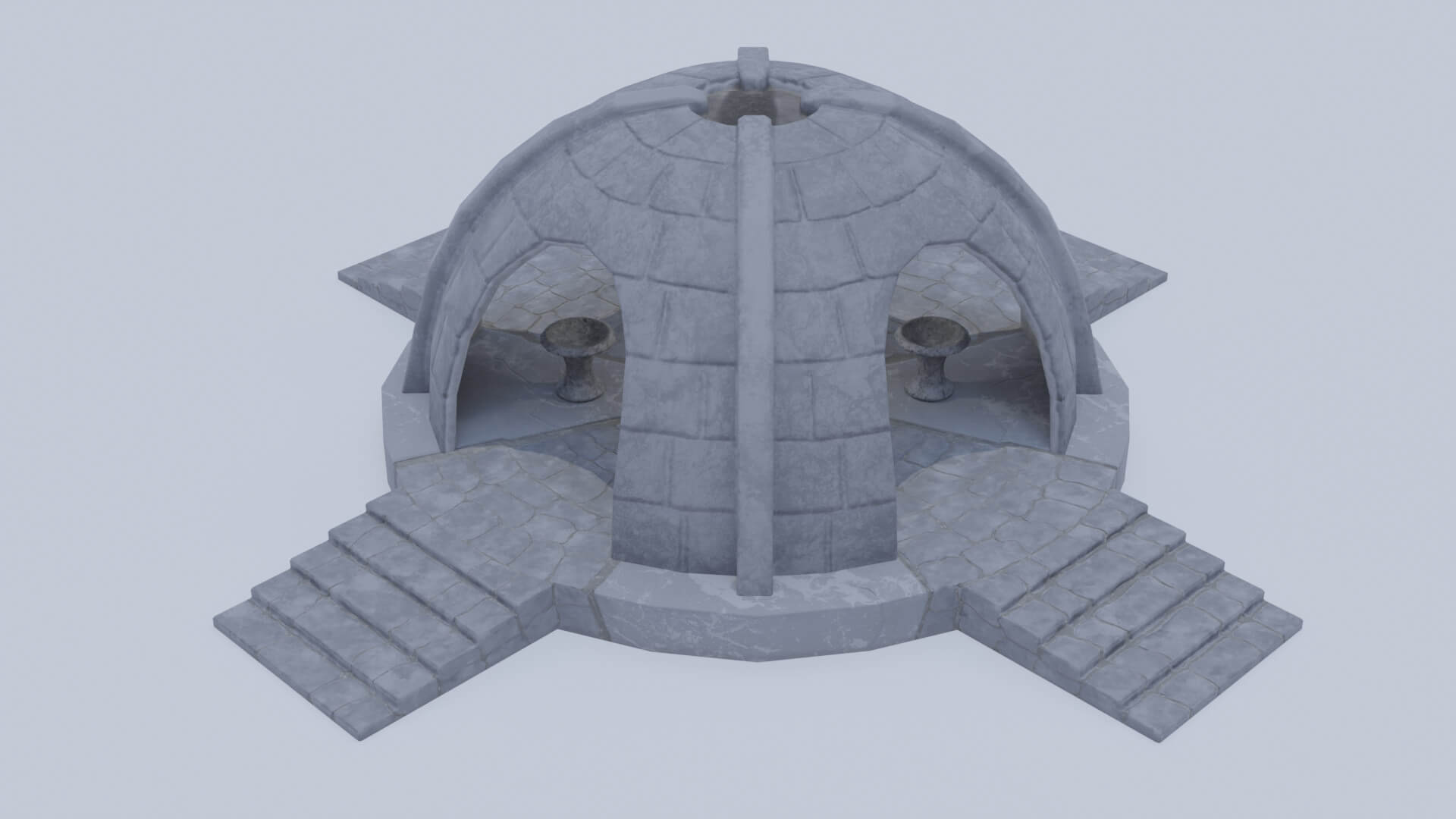 Old Stone Altar - 3D Model by VladyslavVlad