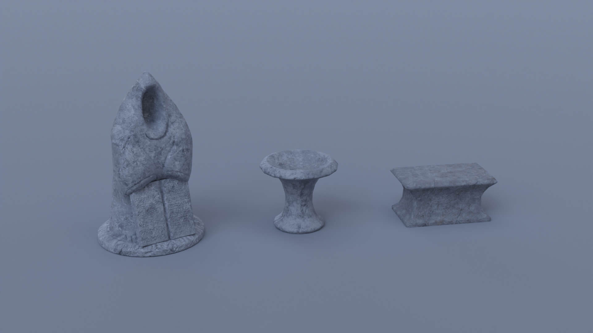 Old Stone Altar - 3D Model by VladyslavVlad