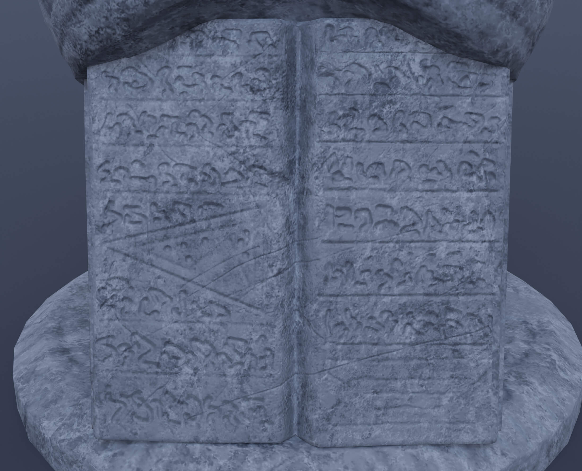 Old Stone Altar - 3D Model by VladyslavVlad