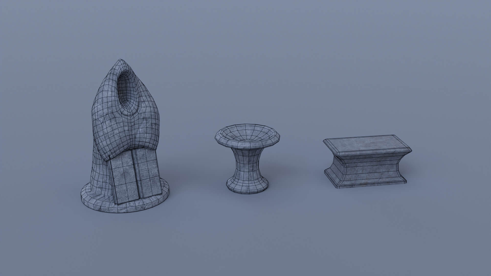 Old Stone Altar - 3D Model by VladyslavVlad