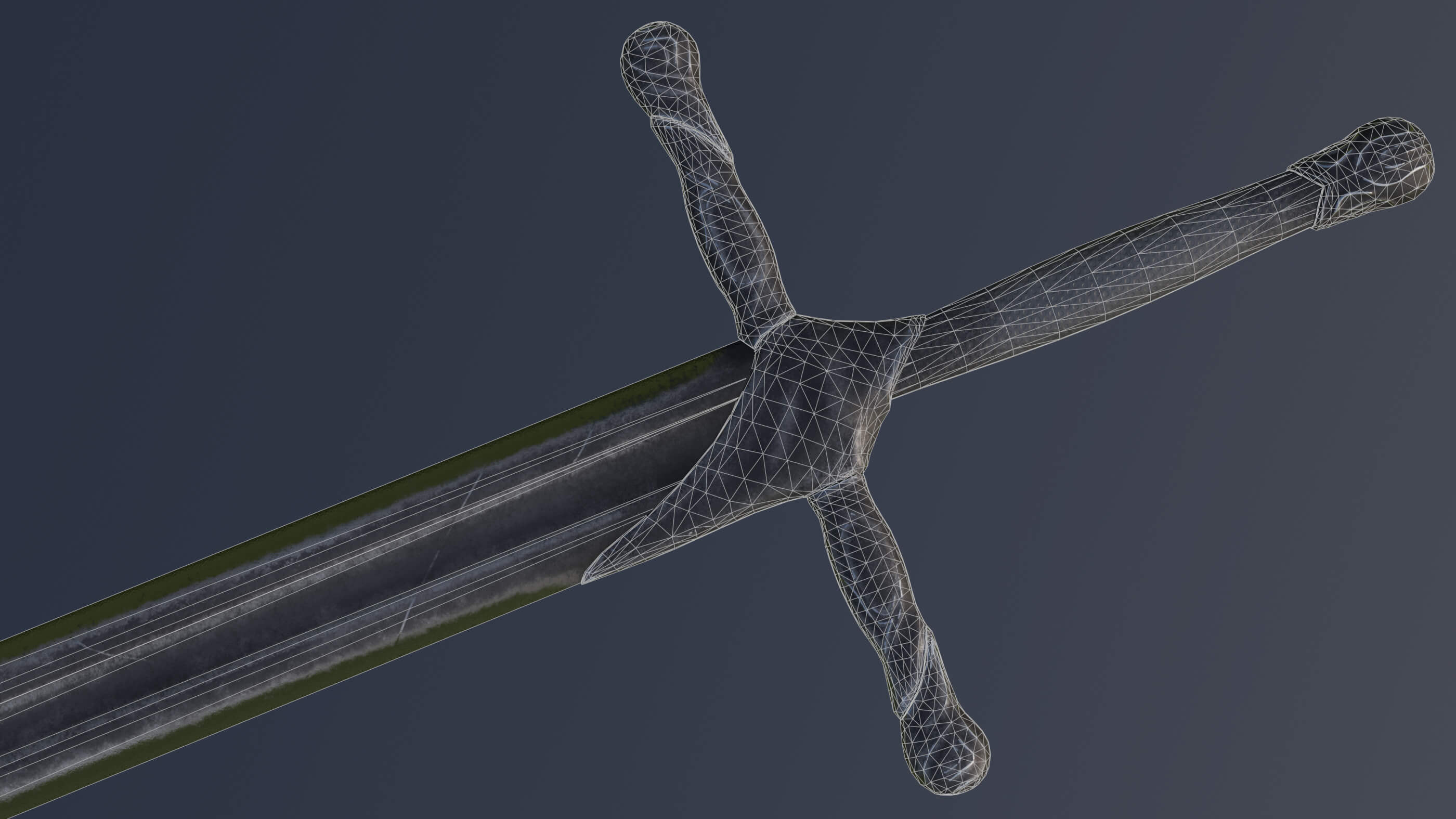 Sword Metal 02 - 3D Model by VladyslavVlad
