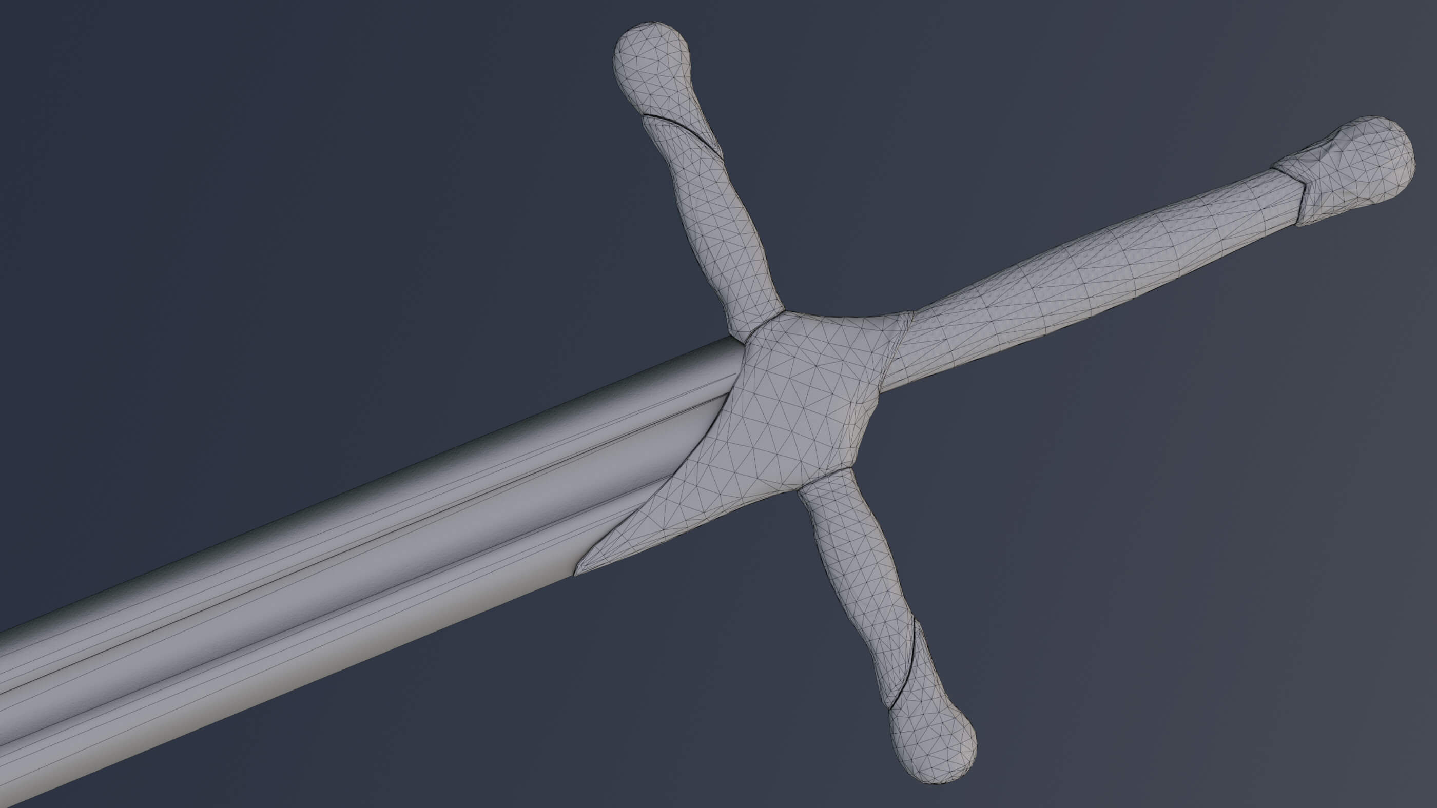 Sword Metal 02 - 3D Model by VladyslavVlad