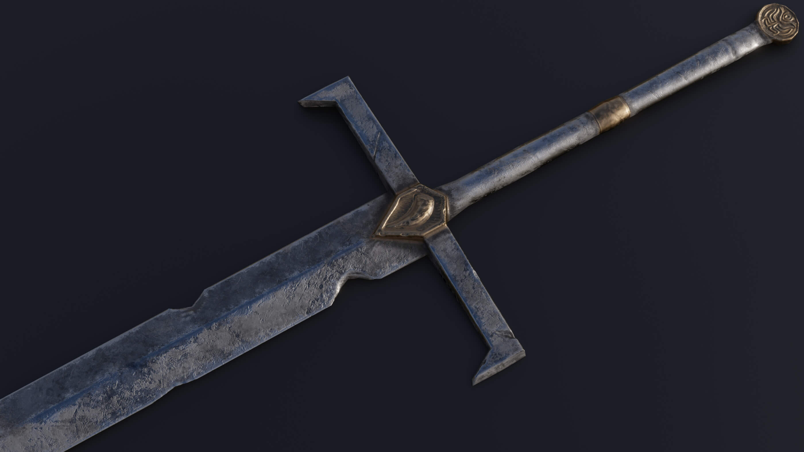 Sword Metal 03 - 3D Model by VladyslavVlad