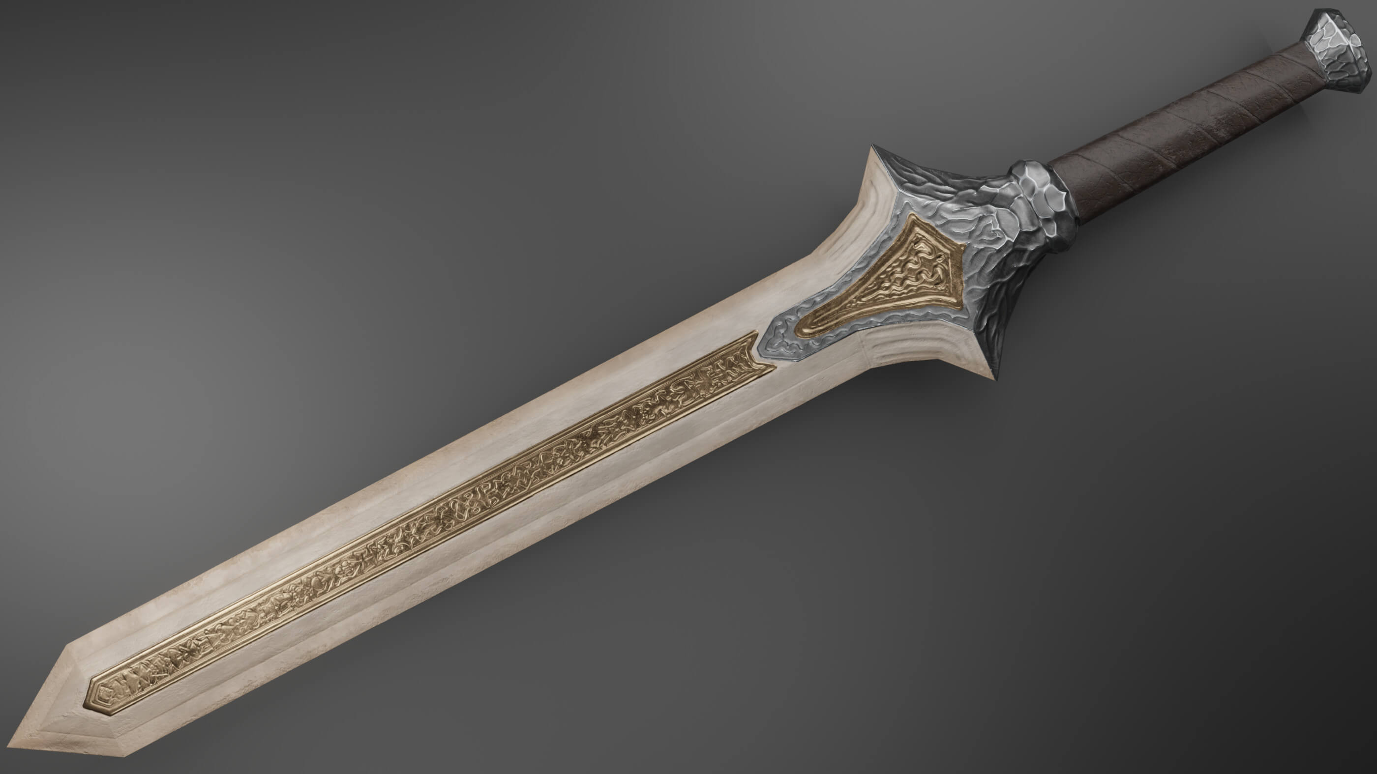 Sword Metal 05 - 3D Model by VladyslavVlad