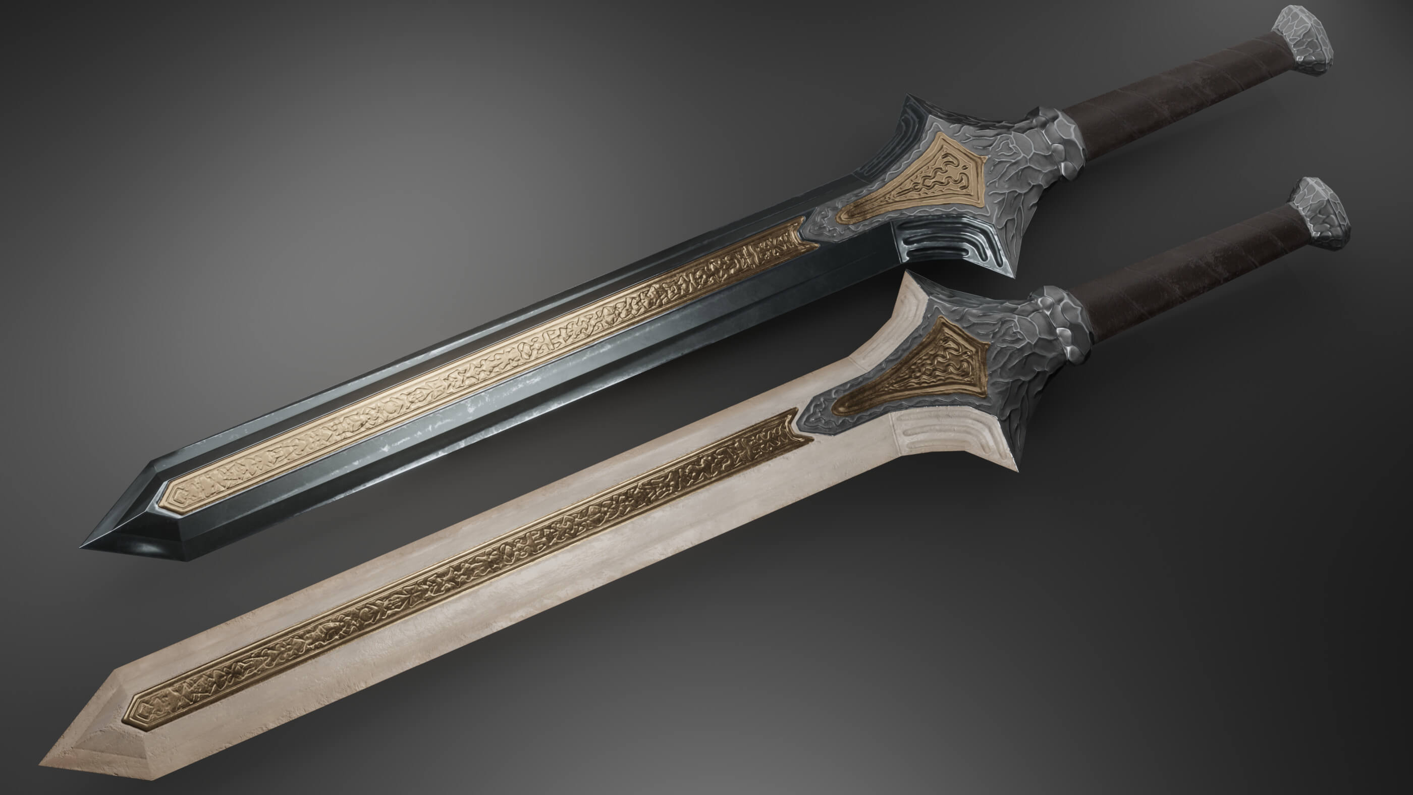 Sword Metal 05 - 3D Model by VladyslavVlad