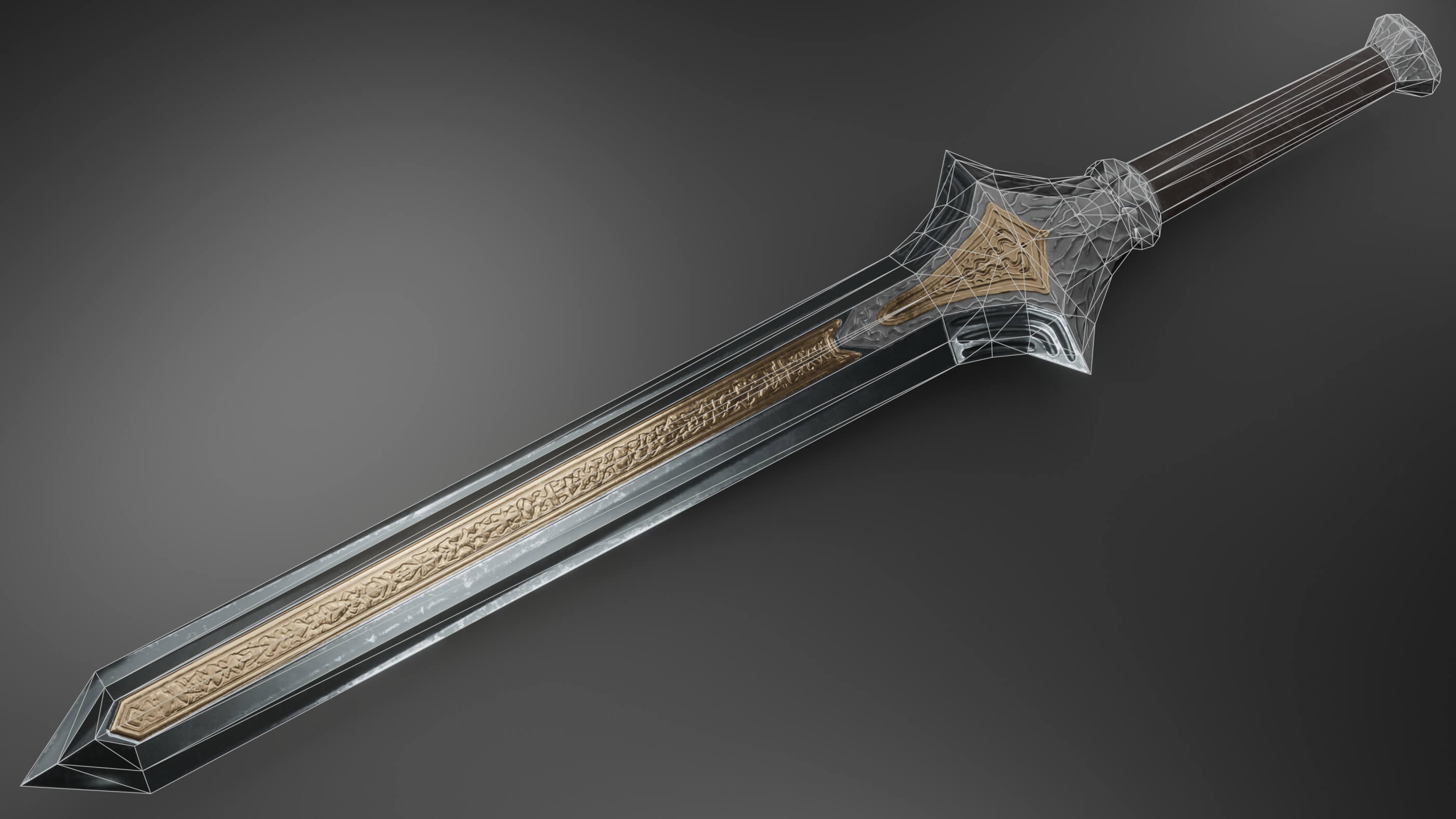 Sword Metal 05 - 3D Model by VladyslavVlad