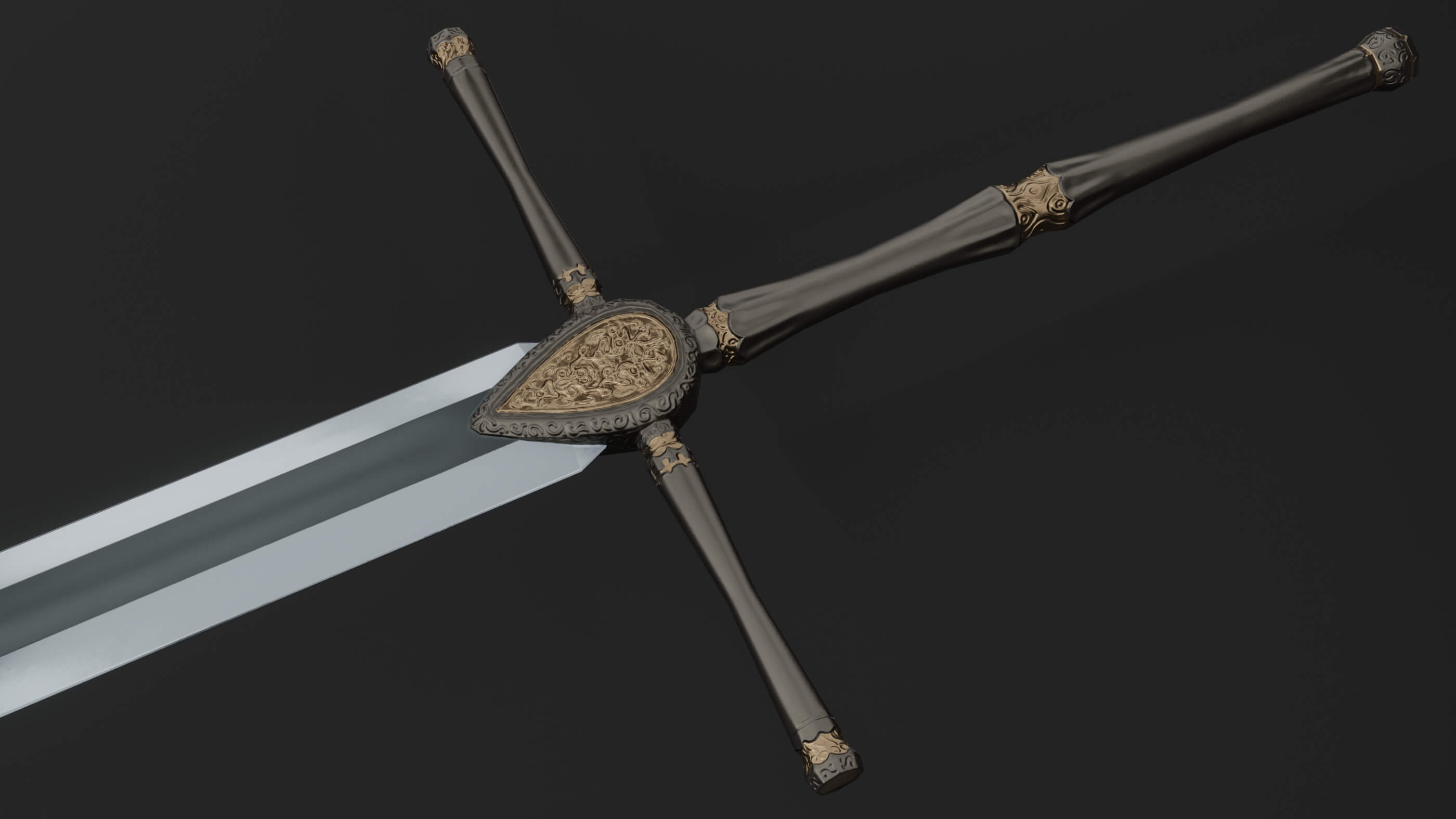 Sword Metal 06 - 3D Model by VladyslavVlad