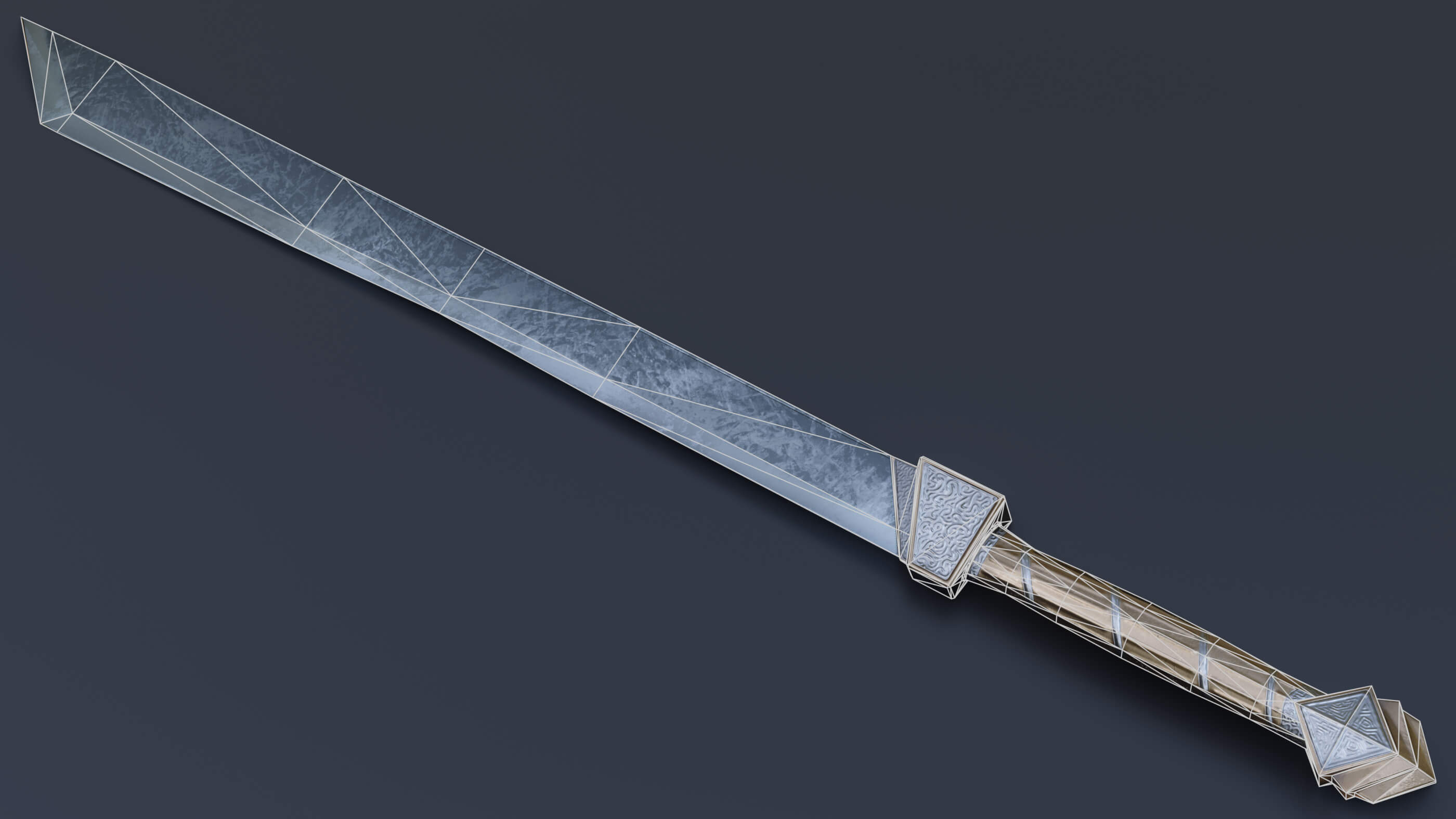 Sword Metal 04 - 3D Model by VladyslavVlad