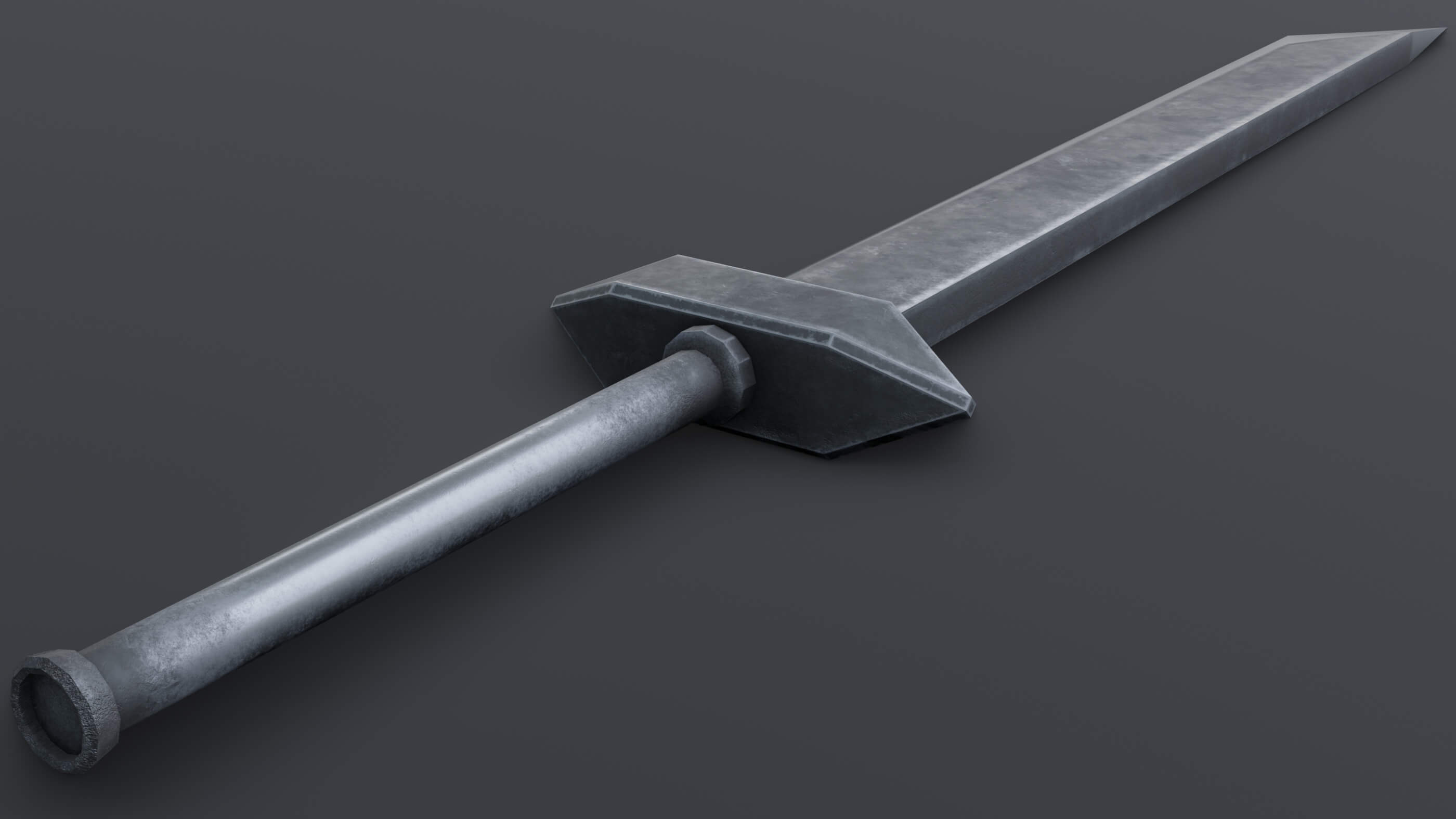 Sword Metal 07 - 3D Model by VladyslavVlad