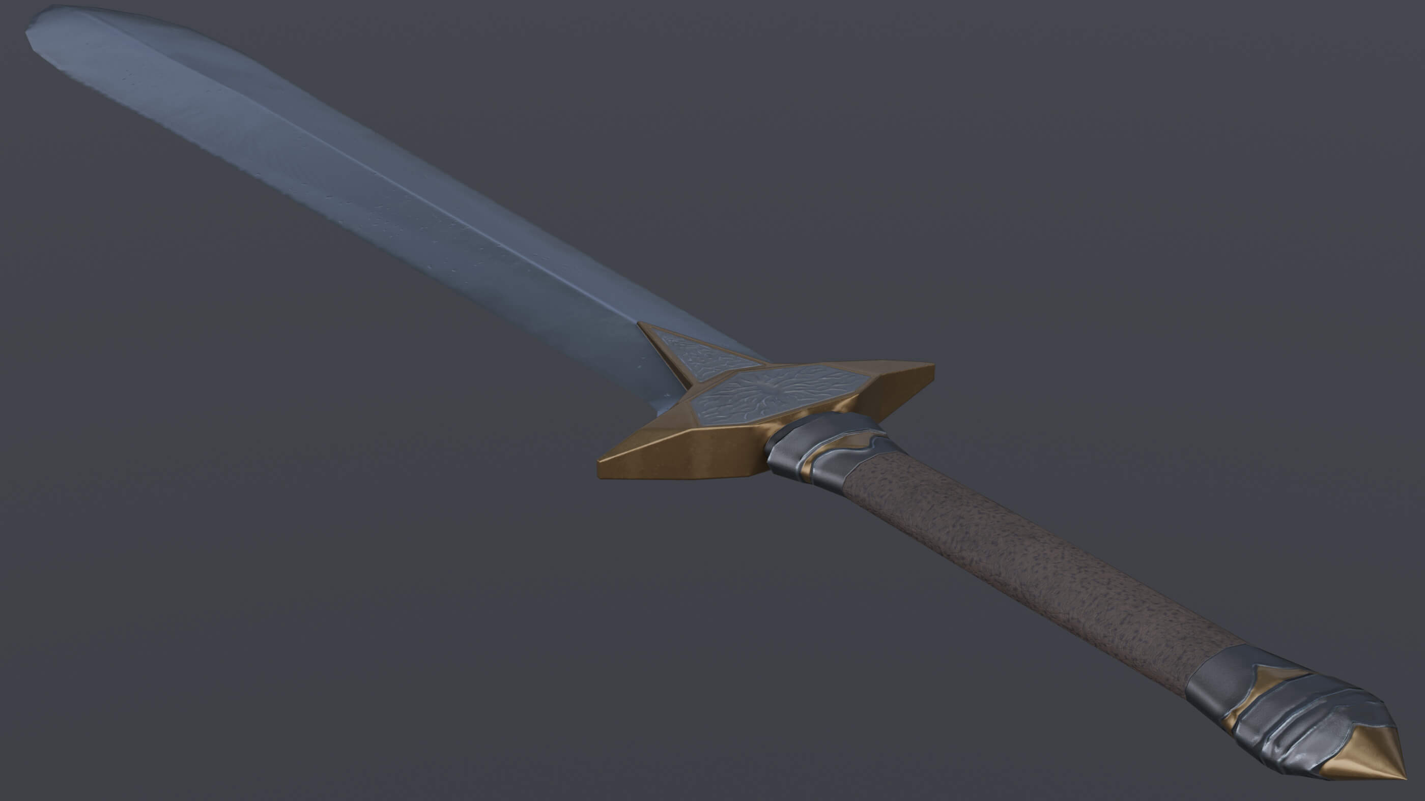 Sword Metal 08 - 3D Model by VladyslavVlad